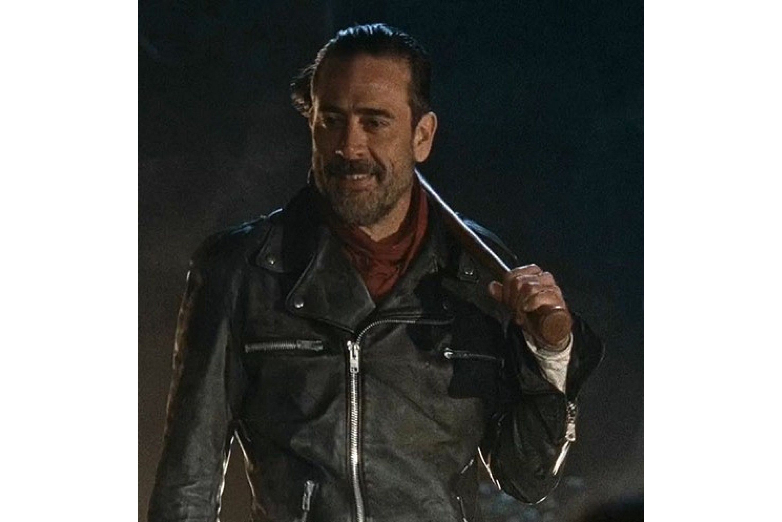 The Walking Dead Negan Black Leather Jacket