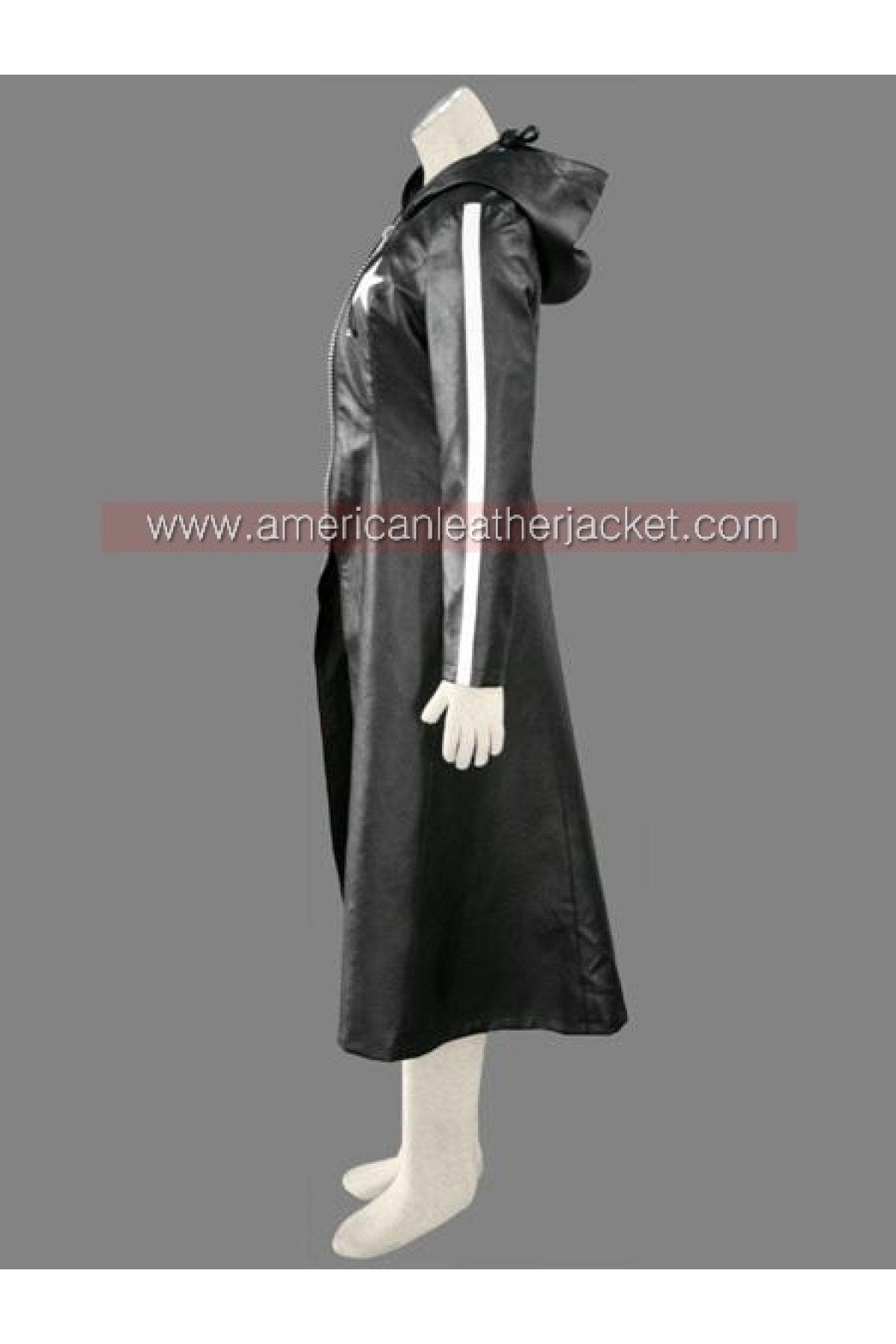 Black Rock Shooter Leather Jacket Coat