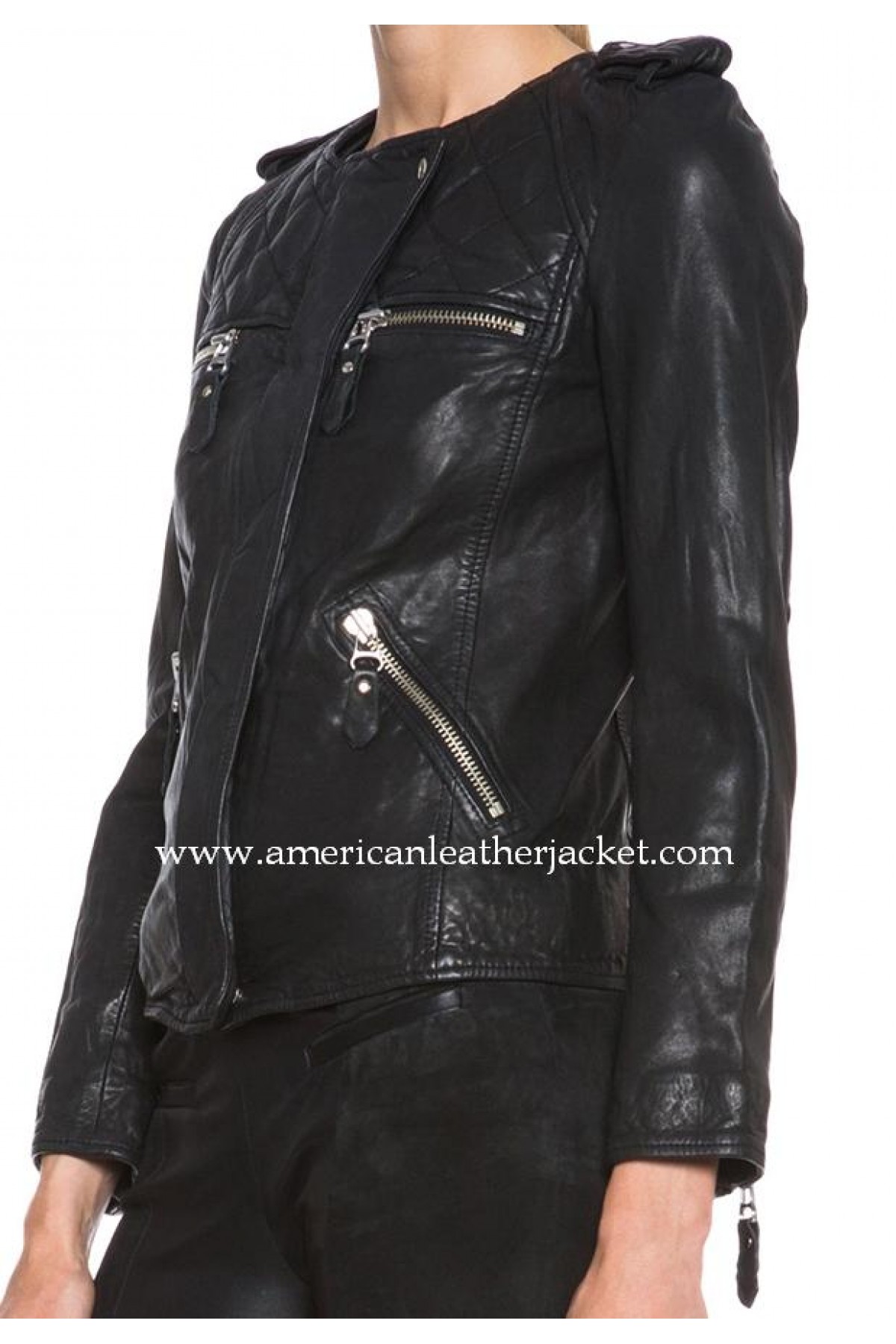 Covert Affairs Annie Walker Leather Jacket - Piper Perabo Jacket