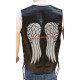 Daryl Dixon Vest - Walking Dead Angel Wing Leather Vest