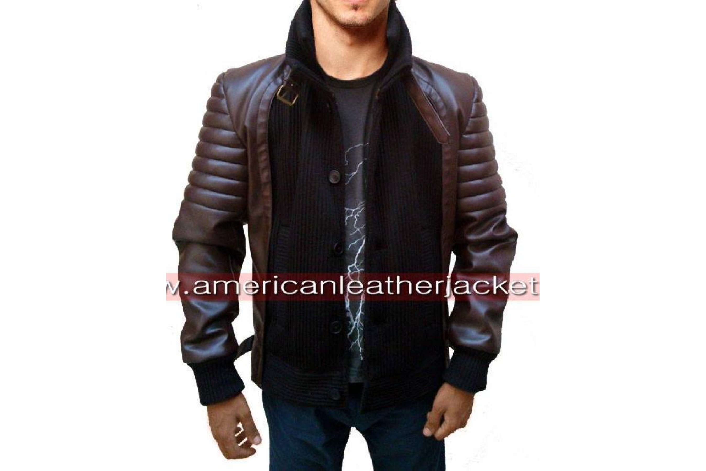 Horns Daniel Radcliffe Leather Jacket | Ig Perrish Jacket