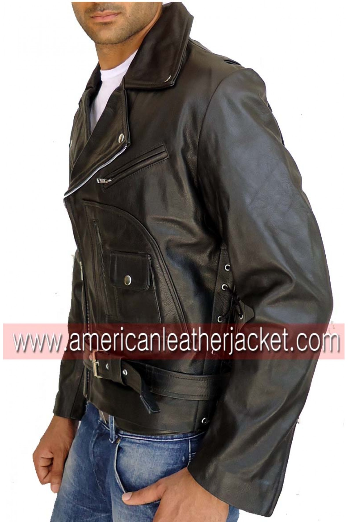 Terminator 2 Leather Jacket | Replica T2 Motorcycle Jacket