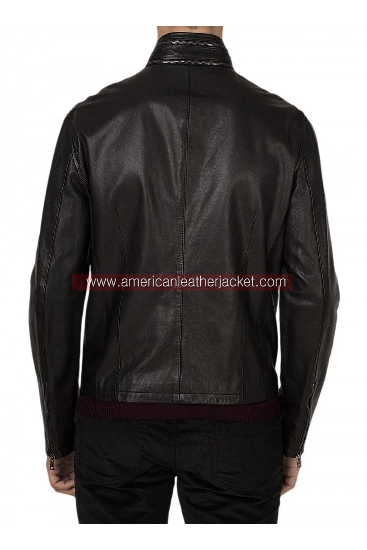 Damon Salvatore The Vampire Diaries Leather Jacket Season 5