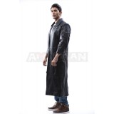 Devil May Cry 4 Black Coat Dmc Dante Leather Costume