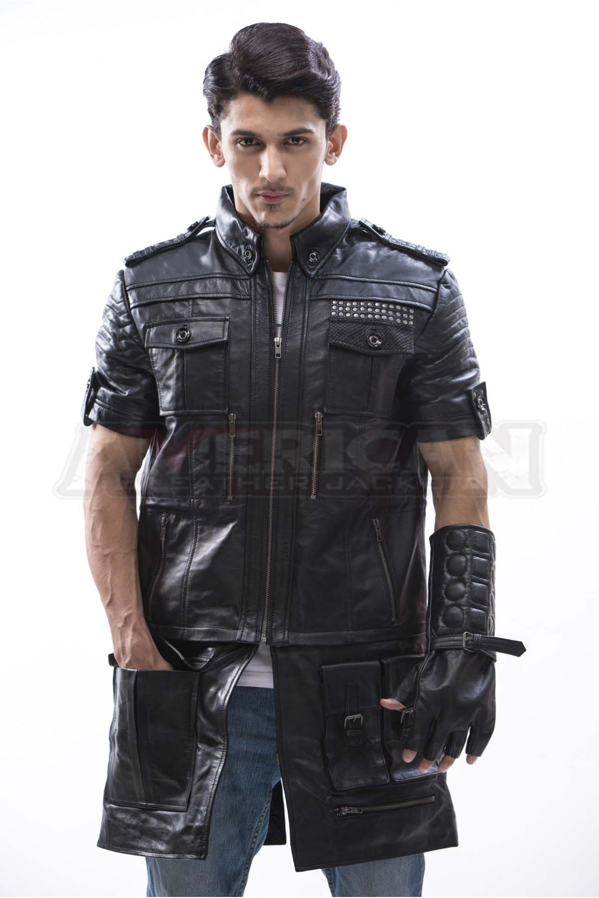 Final Fantasy XV Noctis Lucis Caelum Leather Jacket Coat