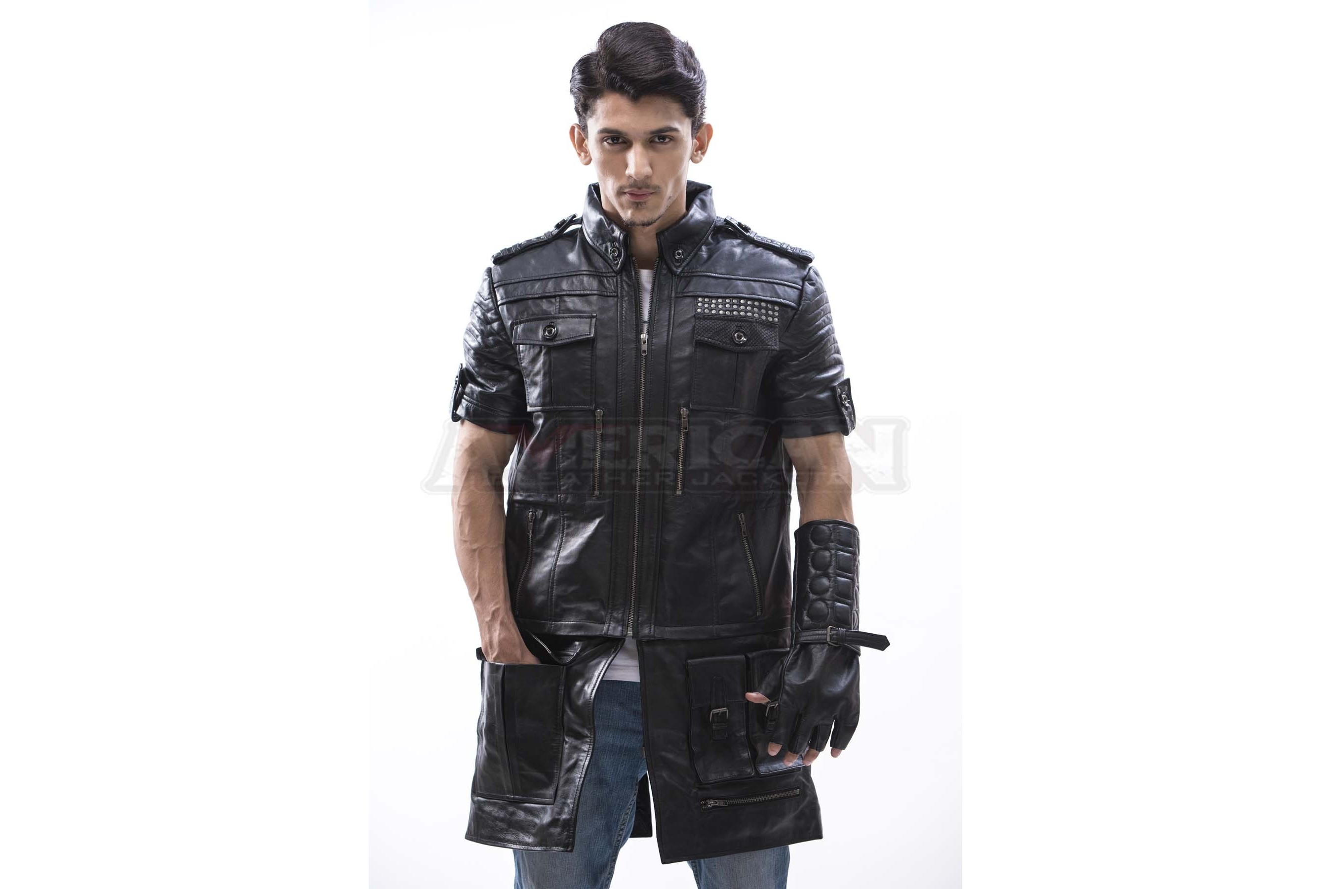 Final Fantasy XV Noctis Lucis Caelum Leather Jacket Coat