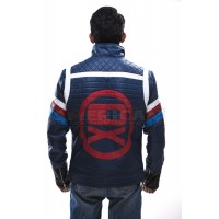 My Chemical Romance Party Poison Blue Leather Jacket