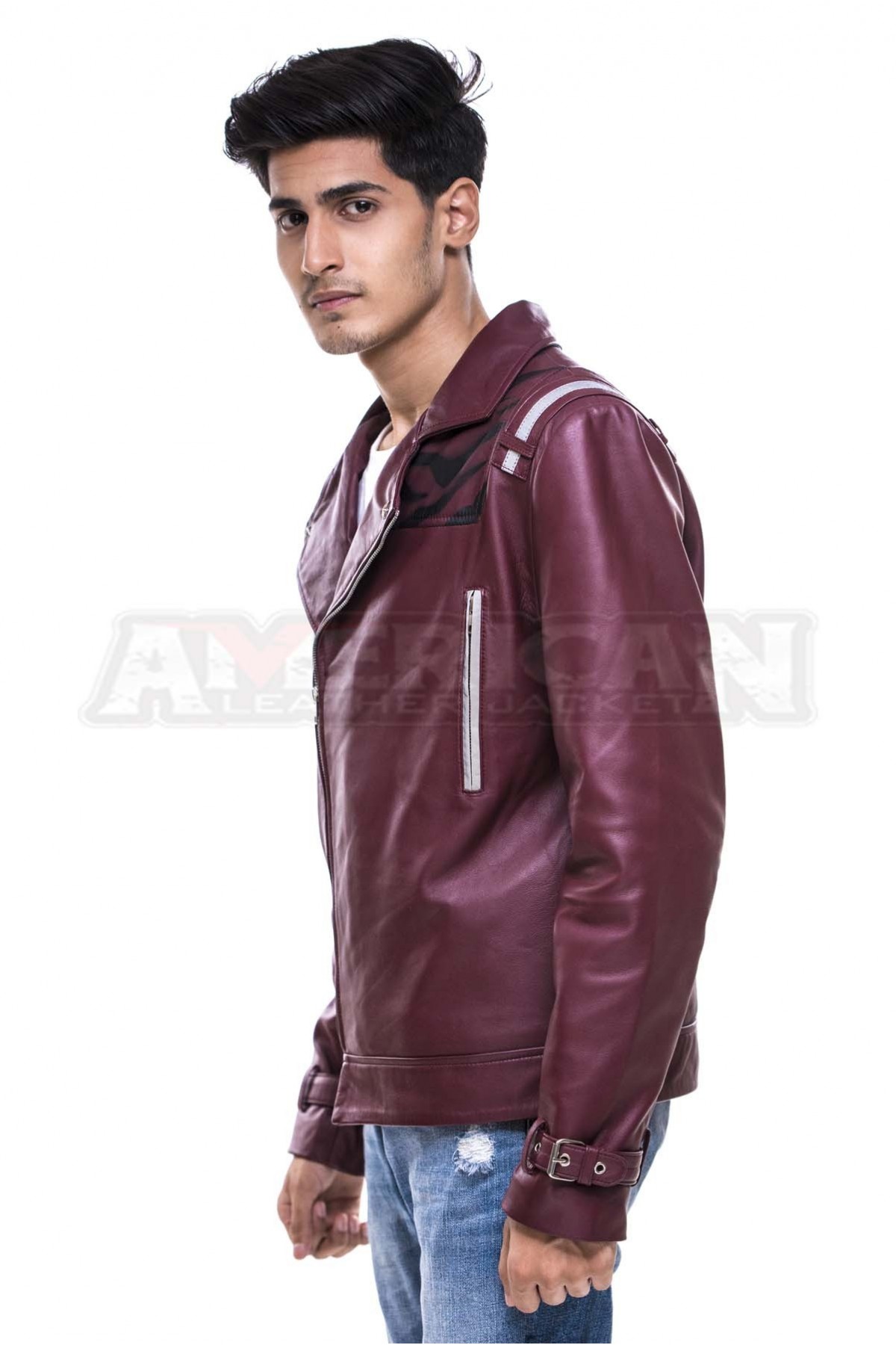 No More Heroes Jacket | Travis Touchdown Red Leather Jacket