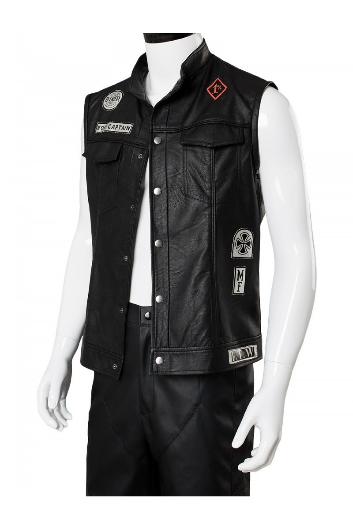 St. John Deacon Days Gone Leather Vest