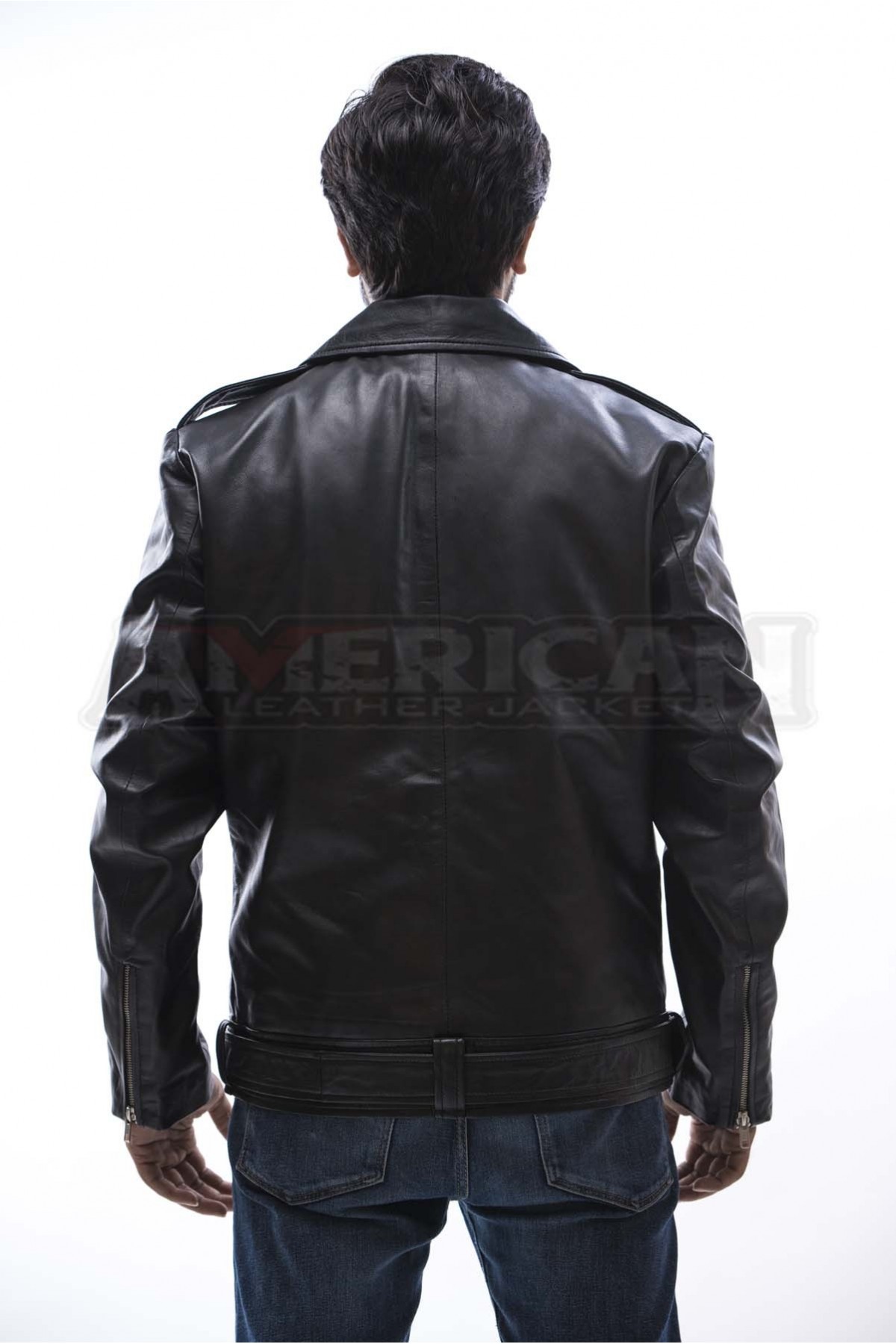 The Walking Dead Negan Black Leather Jacket