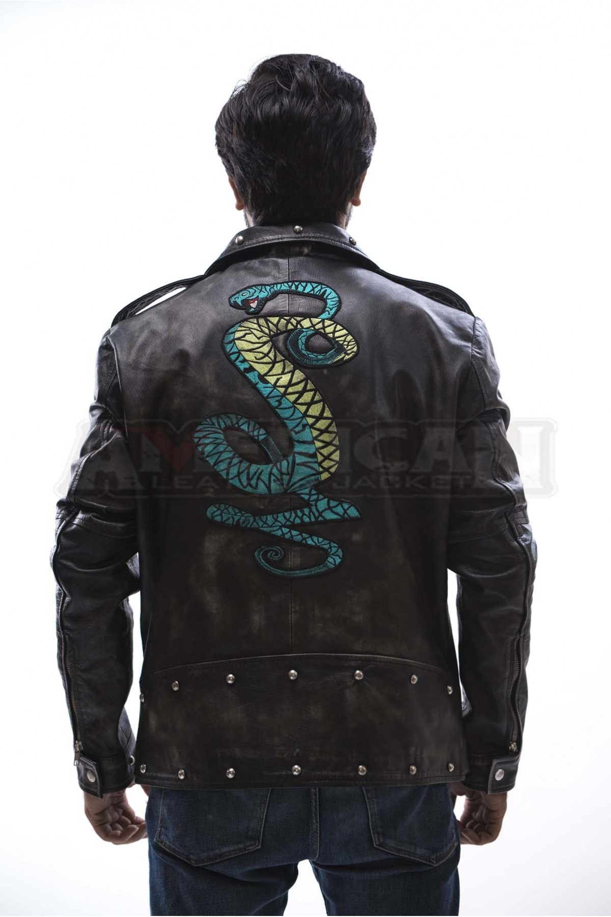 Tunnel Snakes Rule Leather Jacket for sale | American Leather Jacket