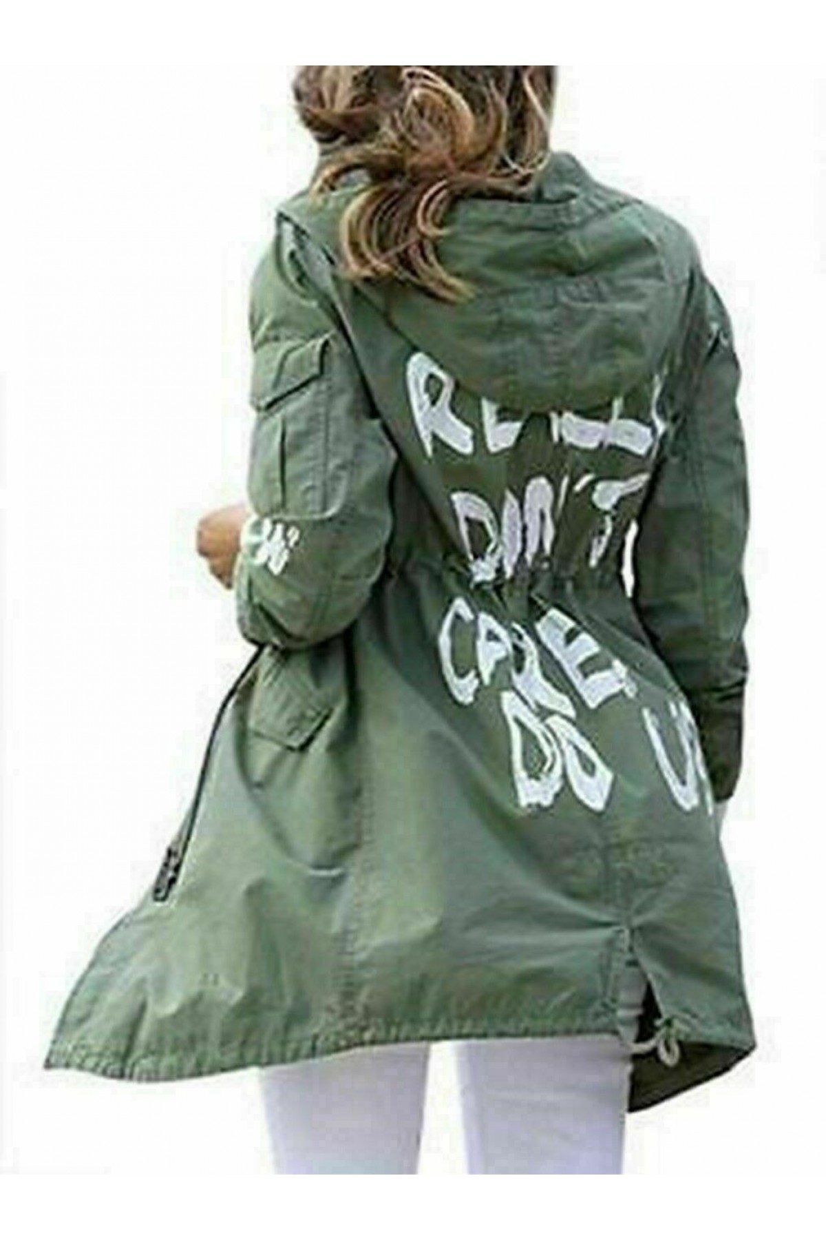 I Really Don't Care Melania Trump Green Jacket