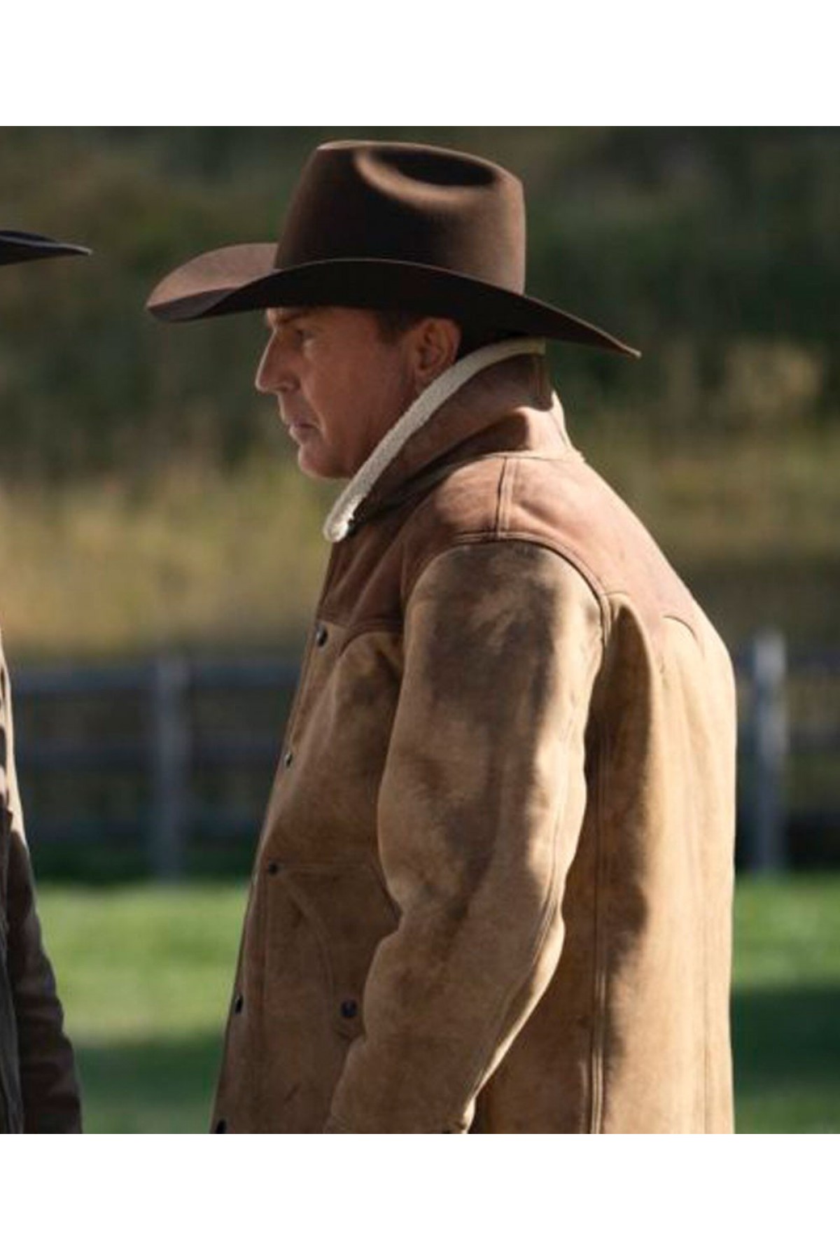 Kevin Costner Yellowstone John Dutton Season 3 Leather Jacket