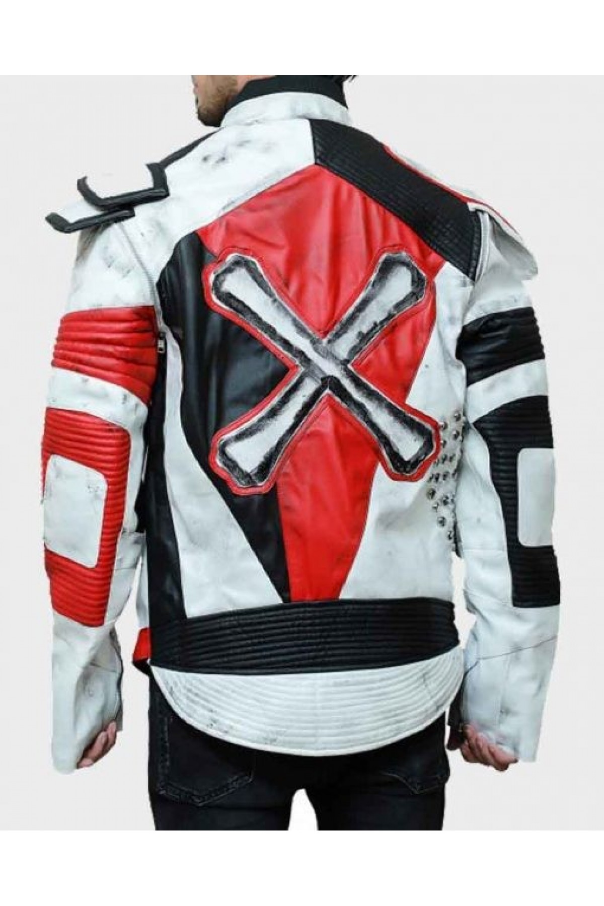 Carlos Descendants 3 White Leather Jacket