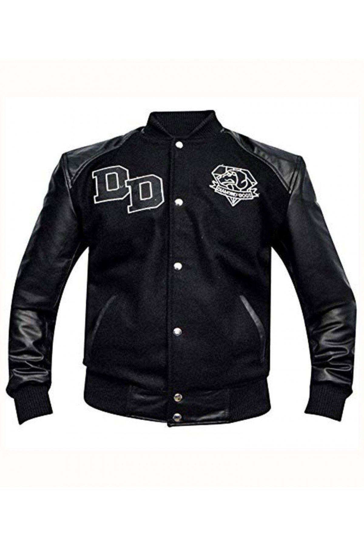 Diamond Dogs Metal Gear Black Bomber Jacket