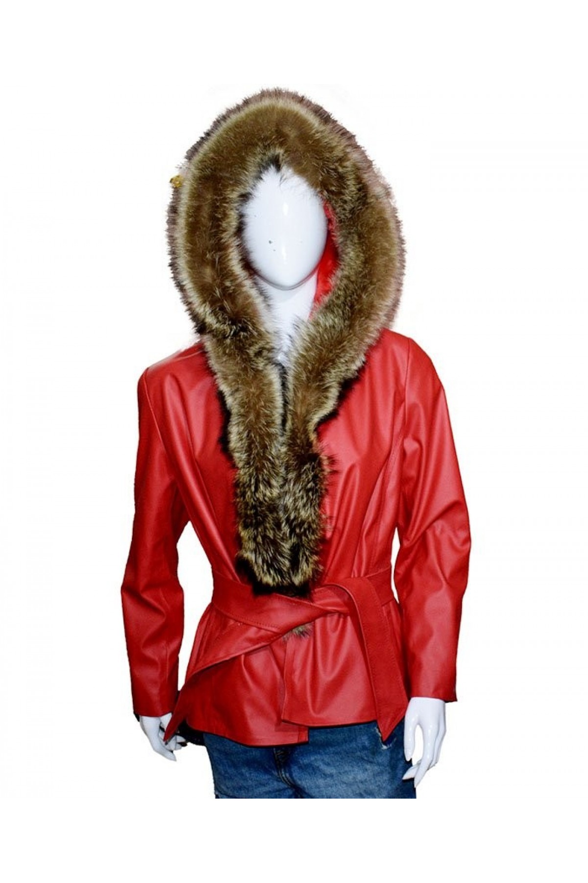 Mrs Claus The Christmas Chronicles Red Leather Parka Coat