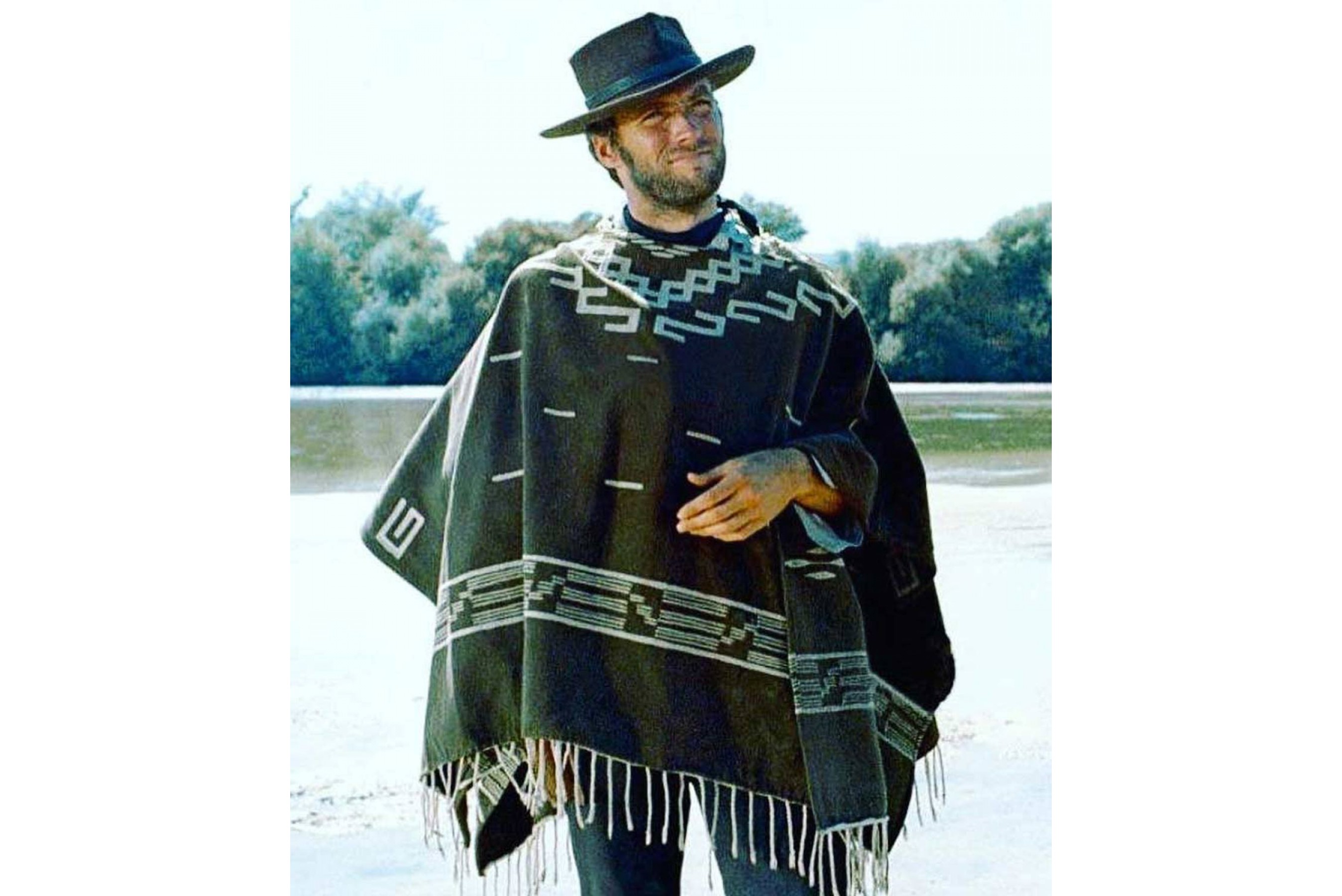 A Fistful Of Dollars Man With No Name Poncho