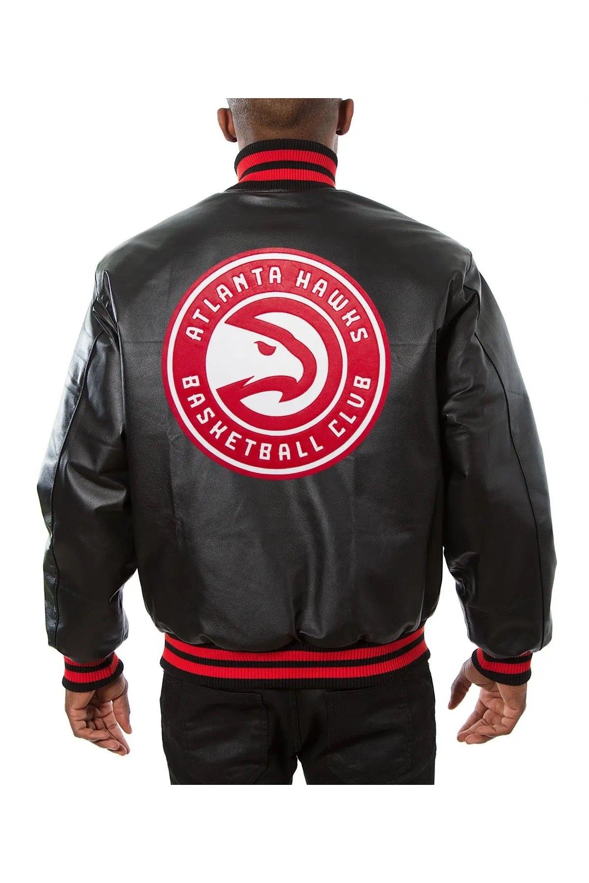 Atlanta Hawks Black Varsity Jacket