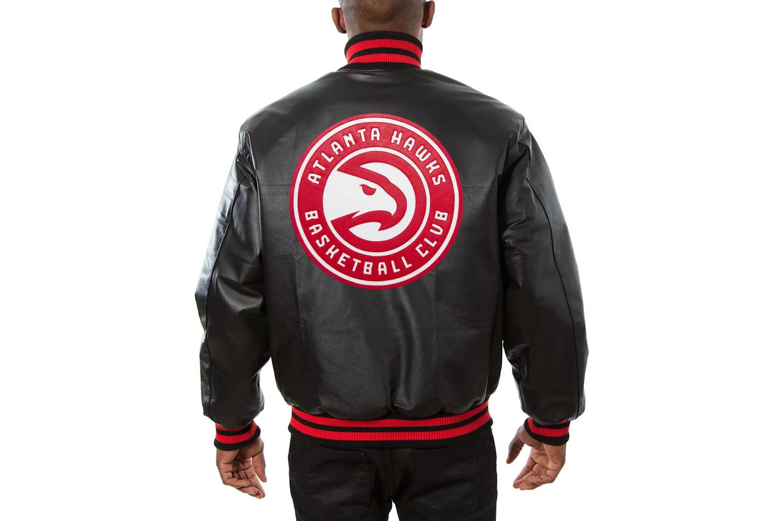 Atlanta Hawks Black Varsity Jacket