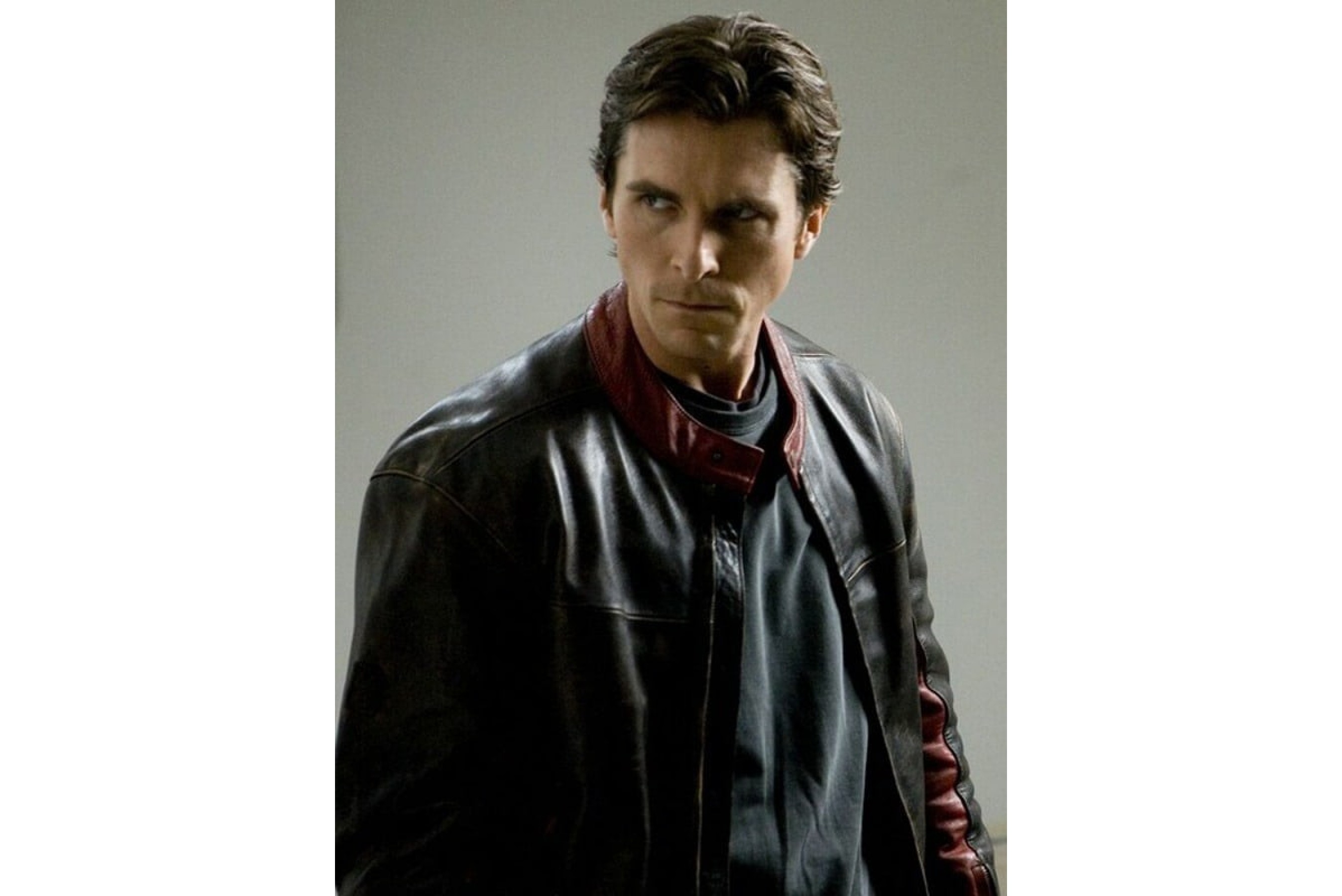 Bruce Wayne The Dark Knight Christian Bale Black Leather Jacket