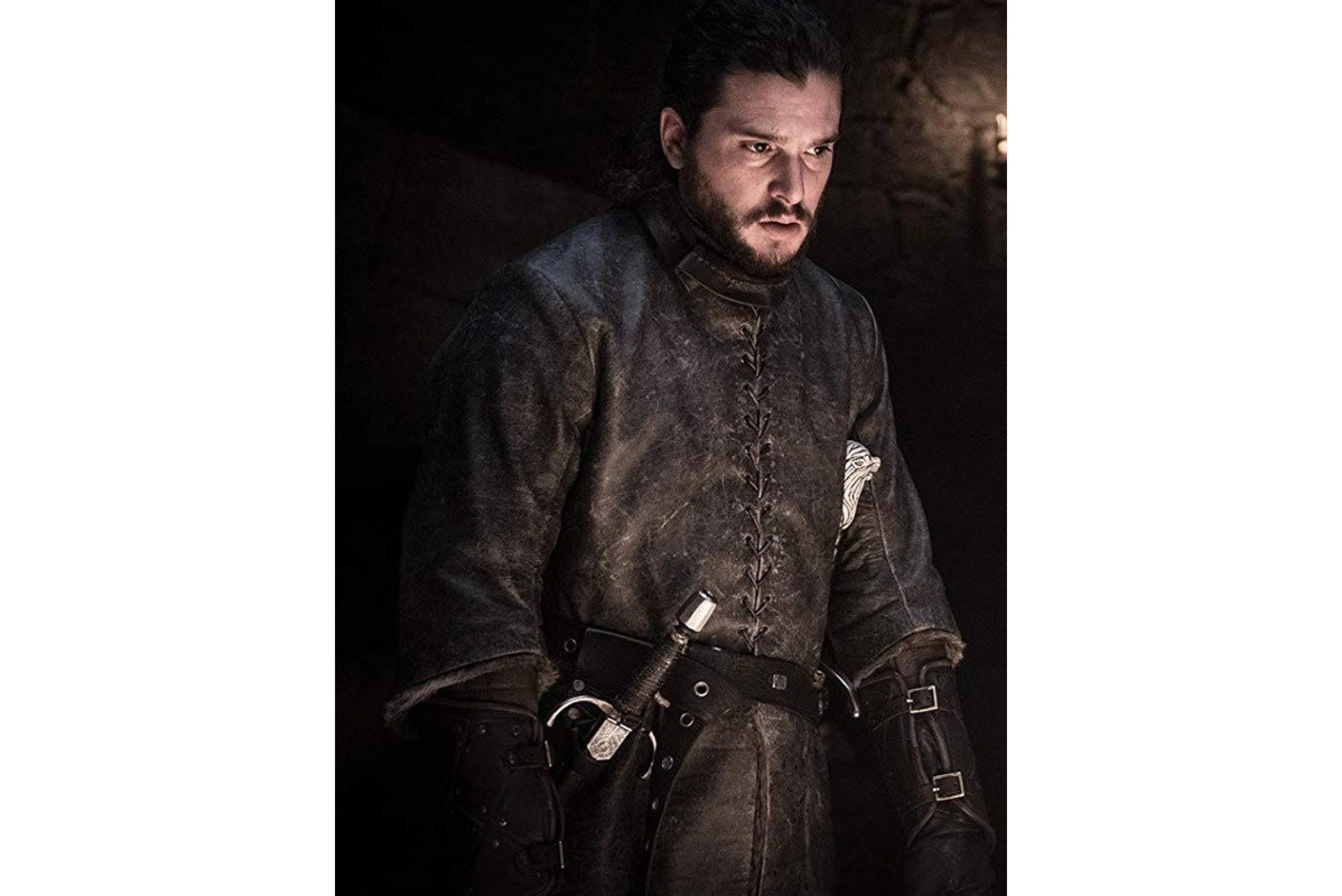 Kit Harington Game of Thrones Jon Snow Leather Jacket