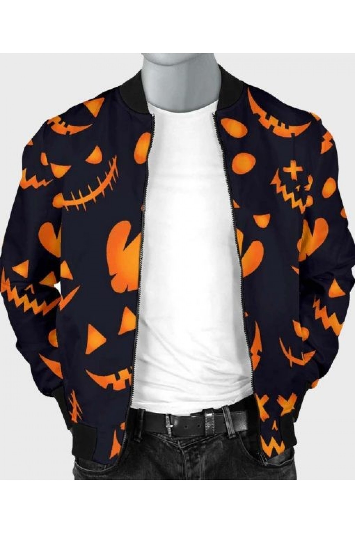 Halloween Pumpkins Pattern Jacket