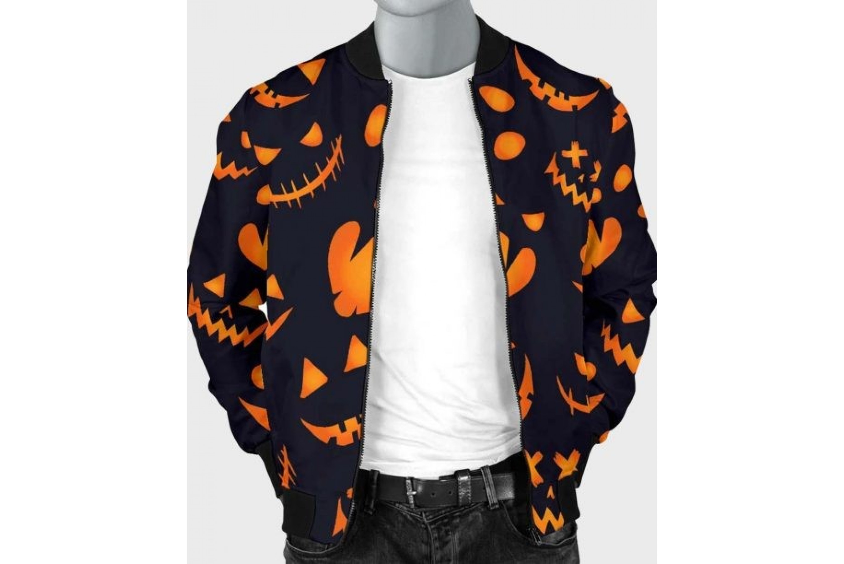 Halloween Pumpkins Pattern Jacket