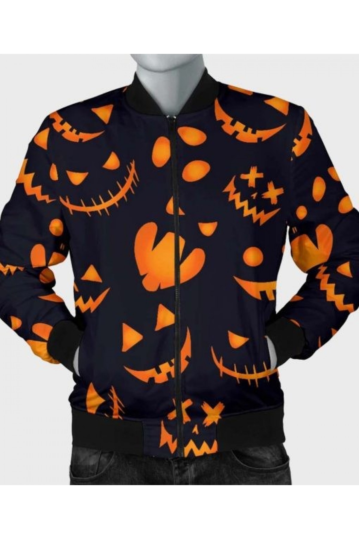 Halloween Pumpkins Pattern Jacket