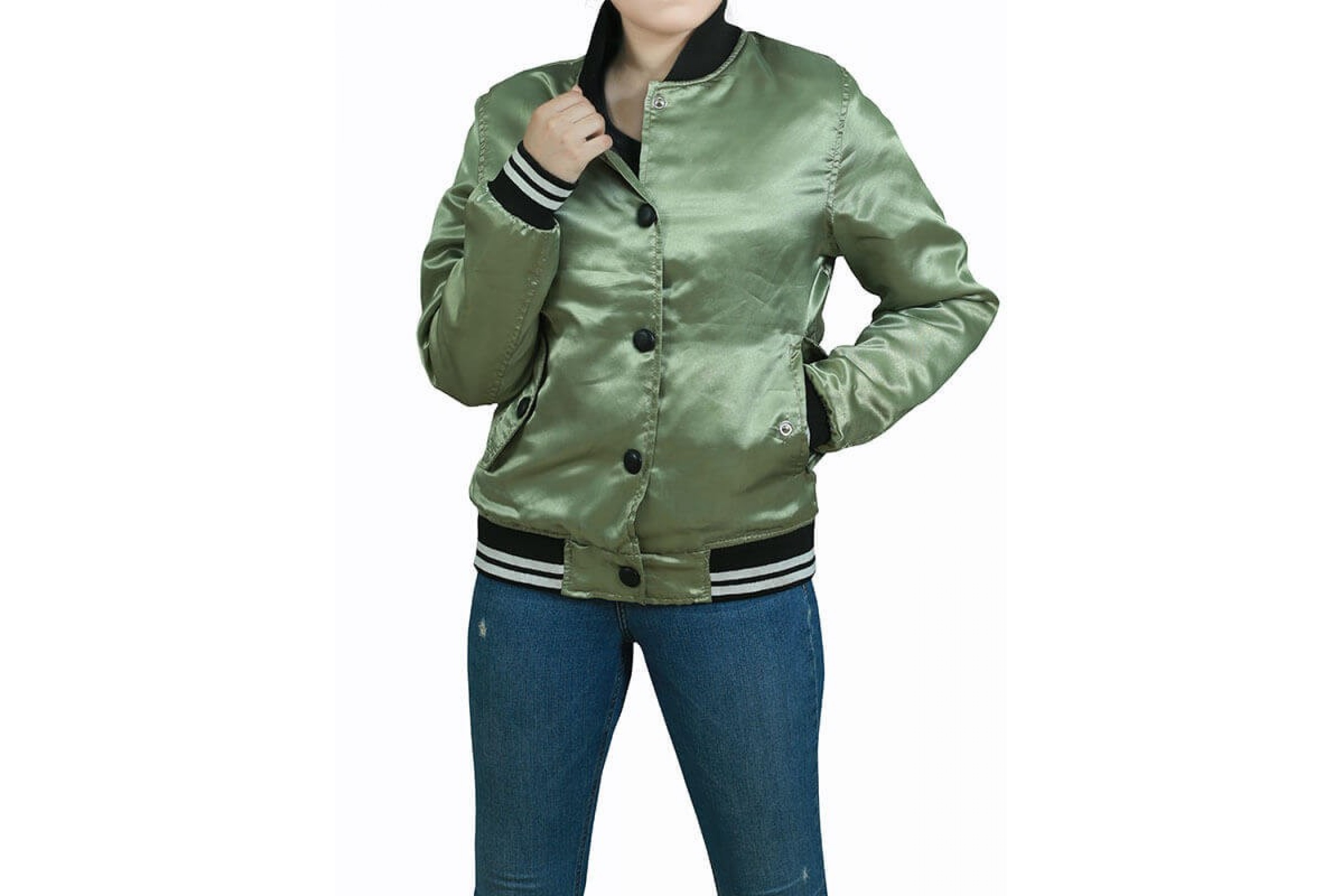 Jodie Comer Killing Eve Satin Jacket