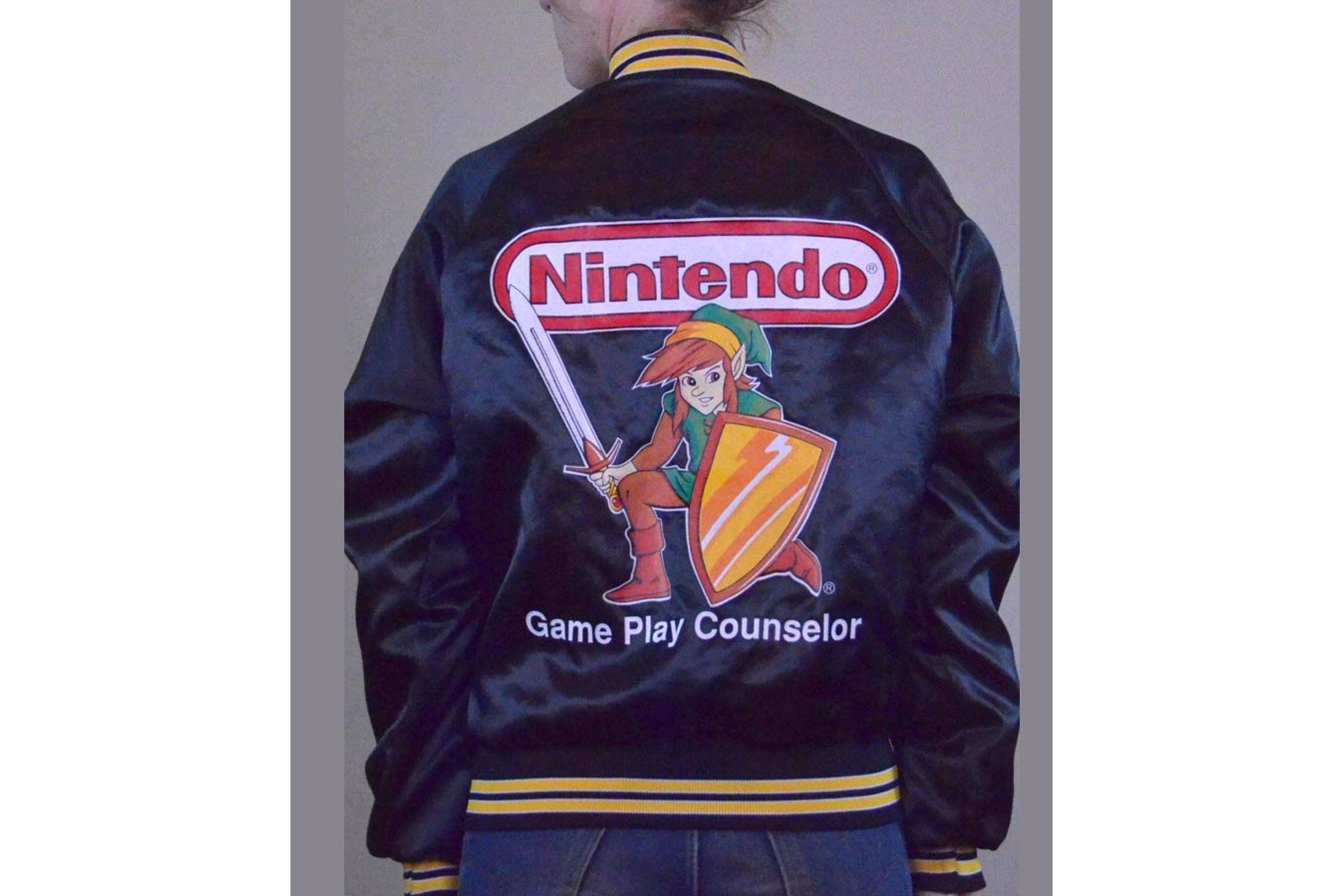 Nintendo Video Game Counselor Bomber Jacket