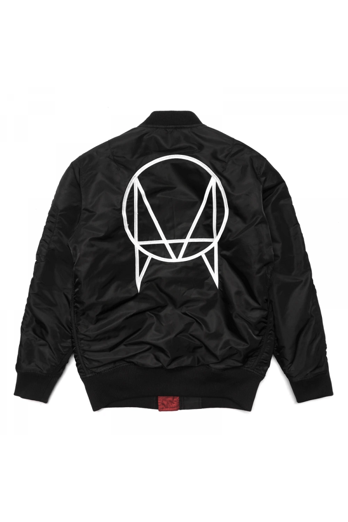 Owsla M1 Bomber Jacket – Black Satin Streetwear