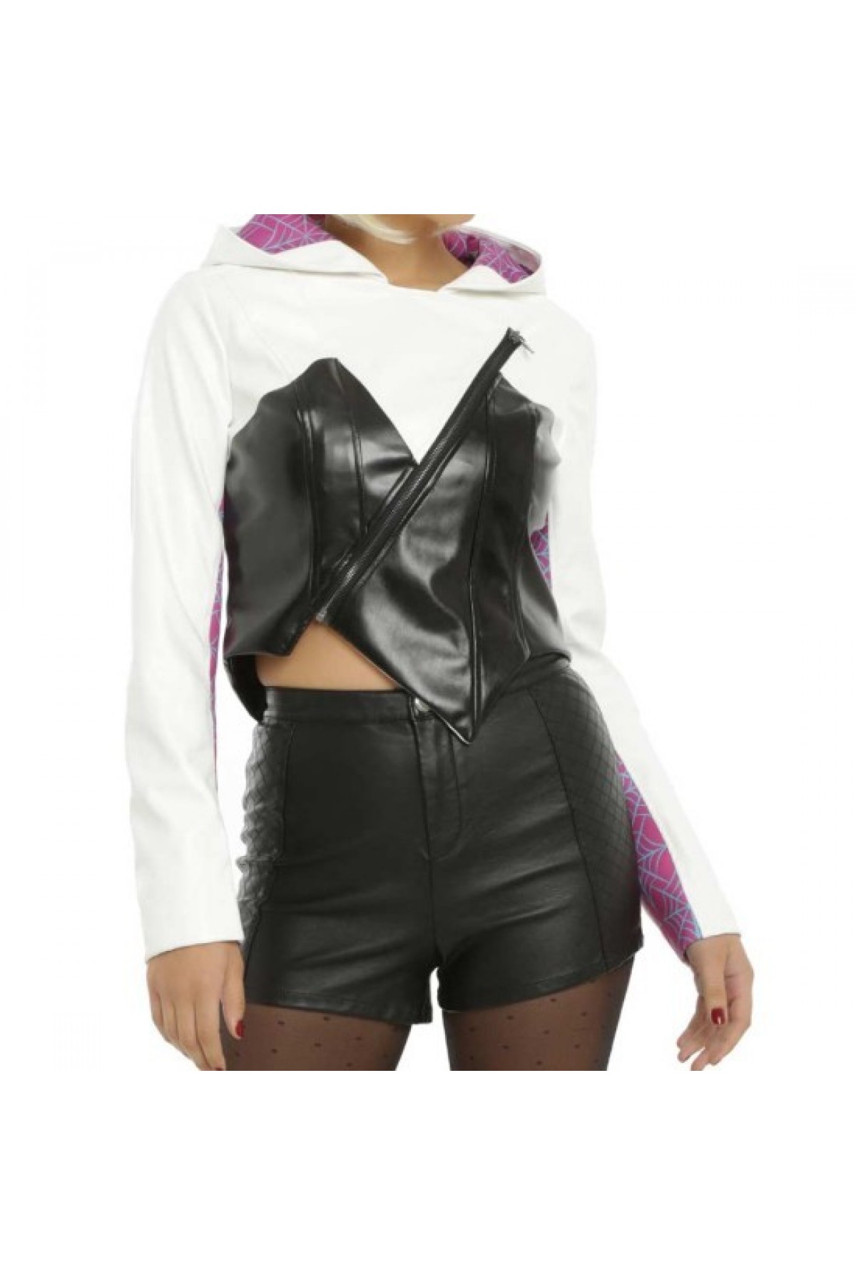 Spider Gwen Leather Jacket