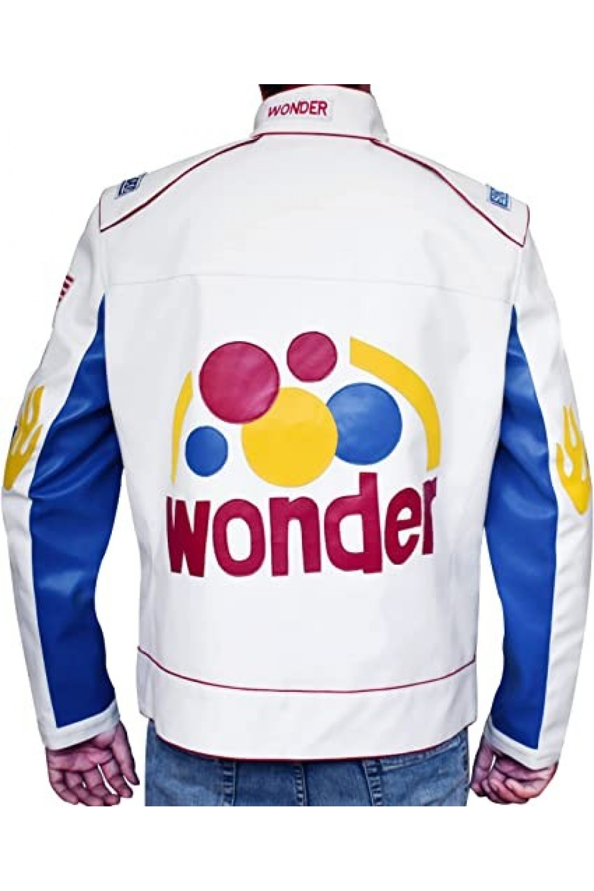Talladega Nights Ricky Bobby Wonder Bread Leather Jacket