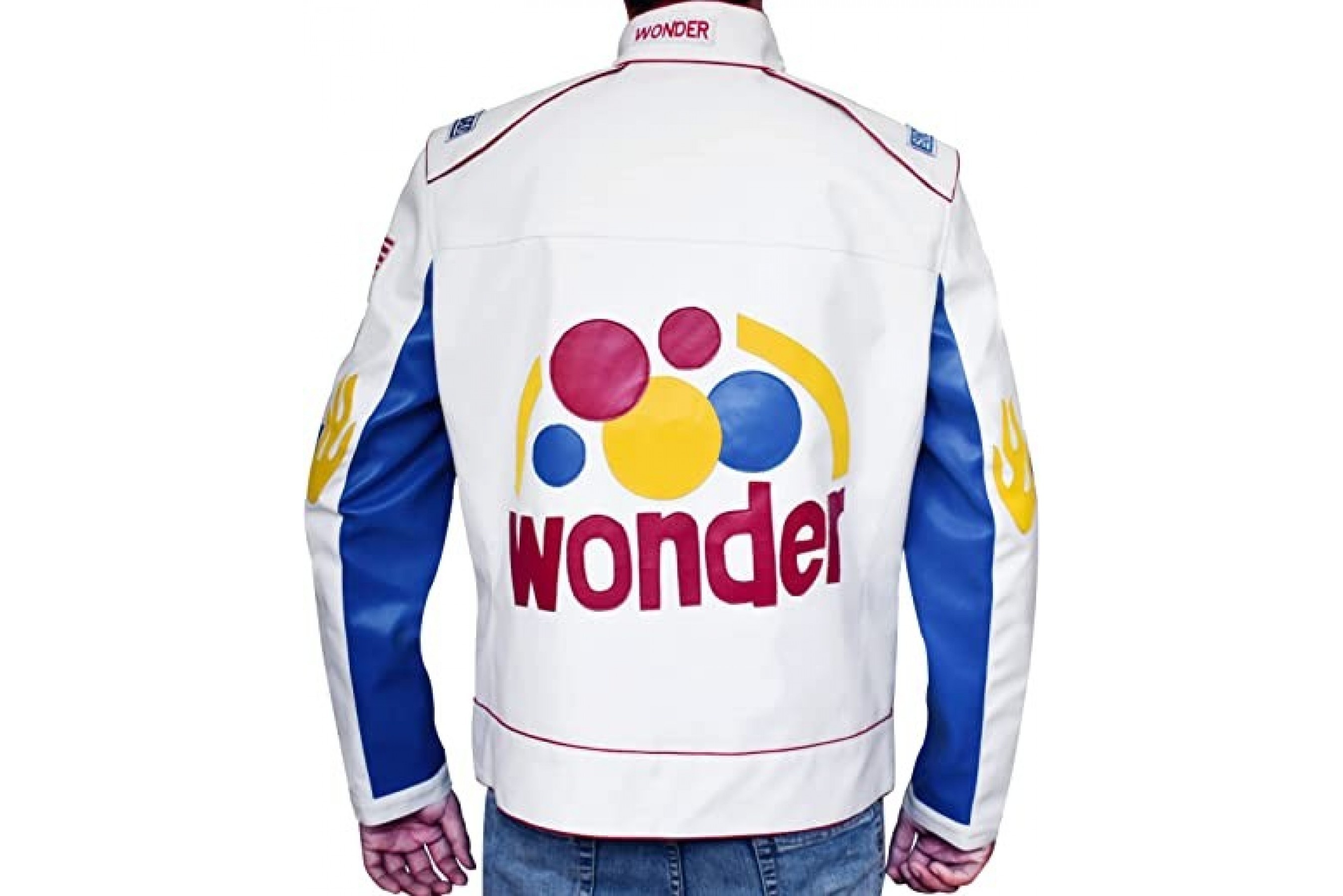 Talladega Nights Ricky Bobby Wonder Bread Leather Jacket