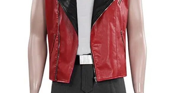 Thor Love and Thunder Red Leather Vest