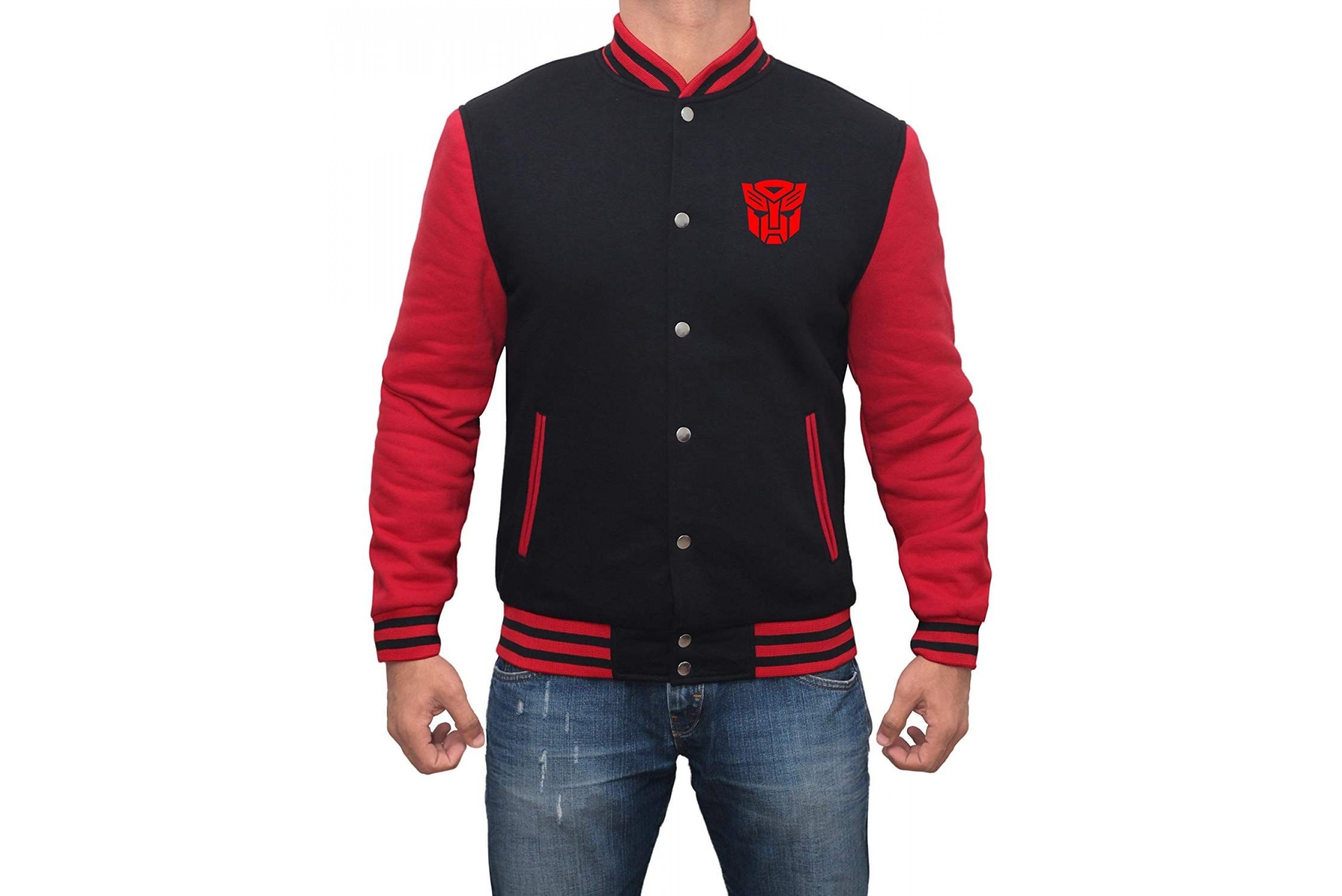 Transformers Knight Logo Varsity Jacket