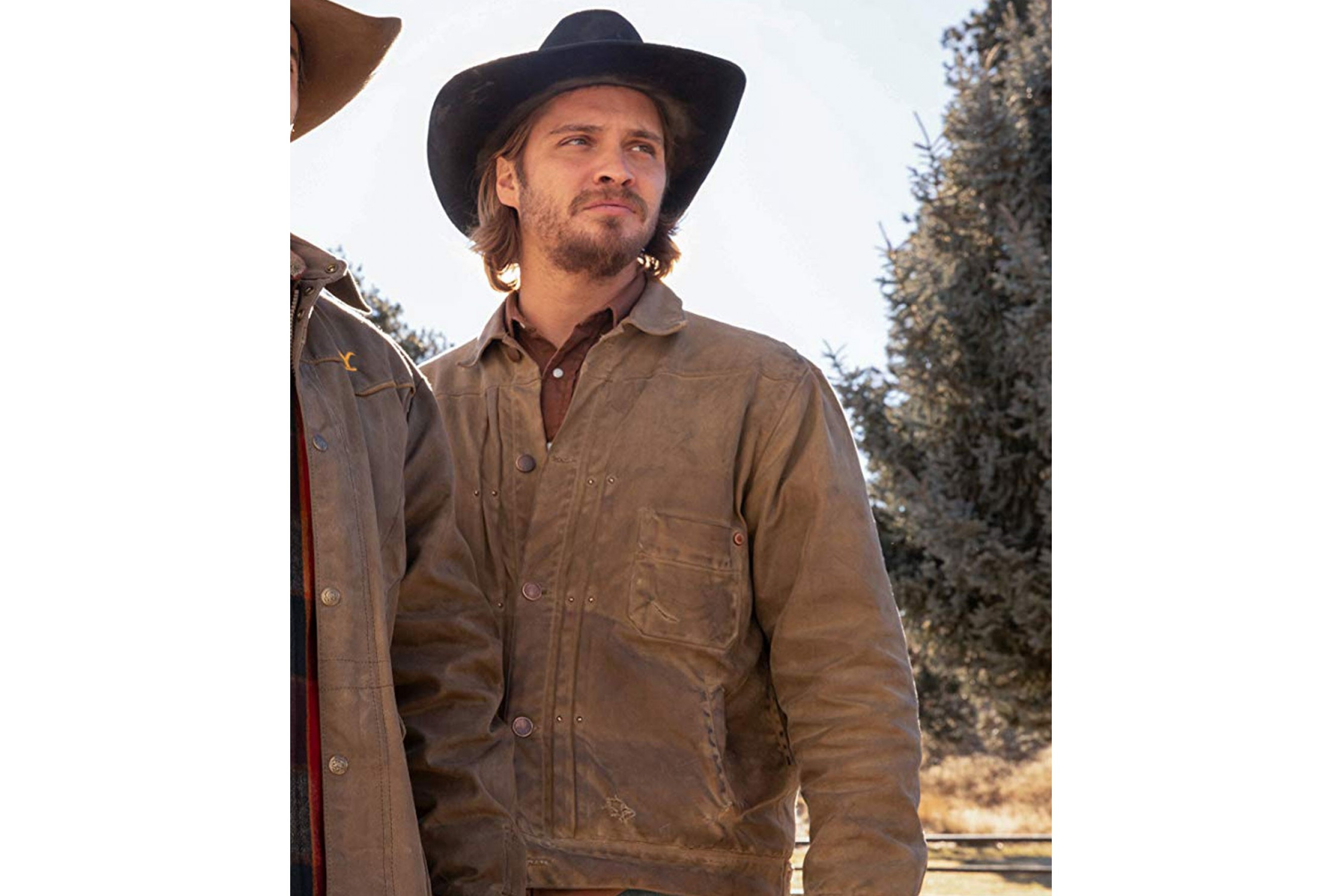 Kayce Dutton Yellowstone Luke Grimes Brown Leather Jacket