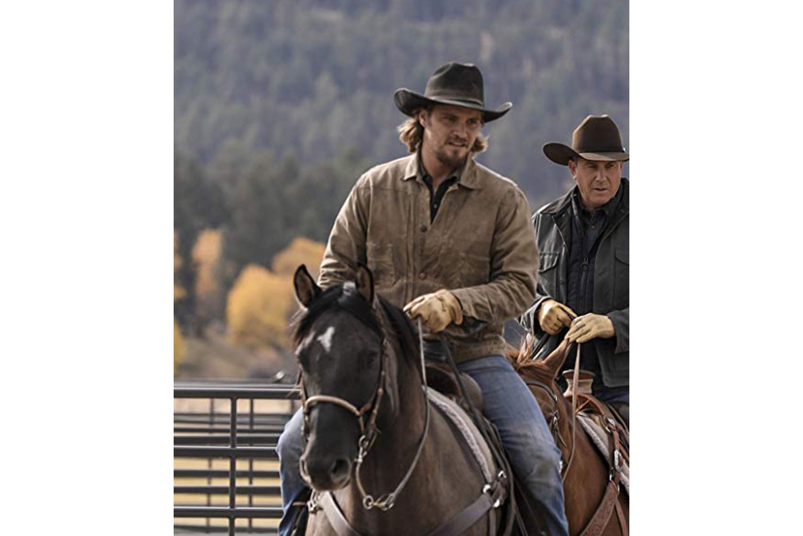 Kayce Dutton Yellowstone Luke Grimes Brown Leather Jacket