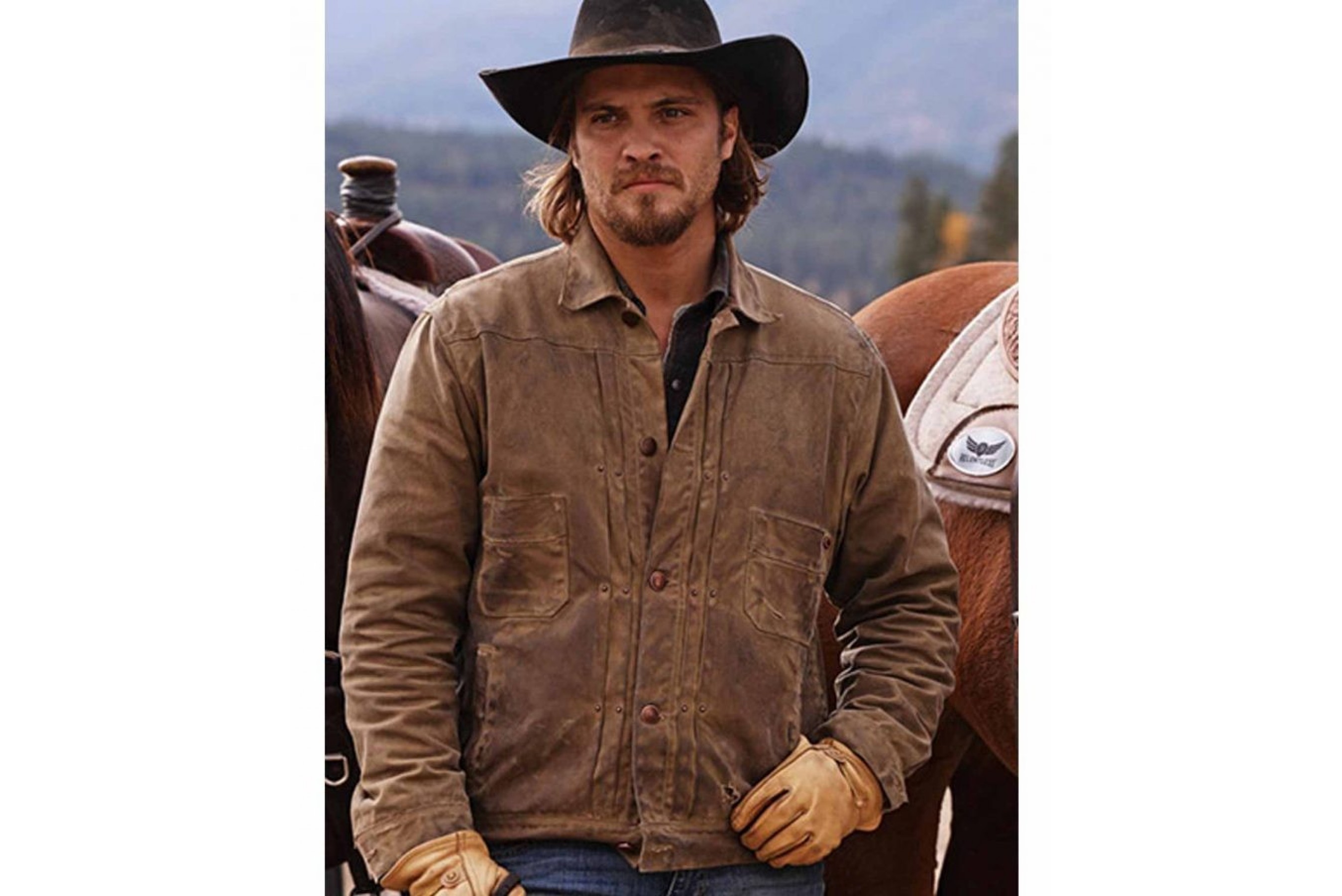 Kayce Dutton Yellowstone Luke Grimes Brown Leather Jacket Kayce Dutton Yellowstone Luke Grimes Brown Leather Jacket