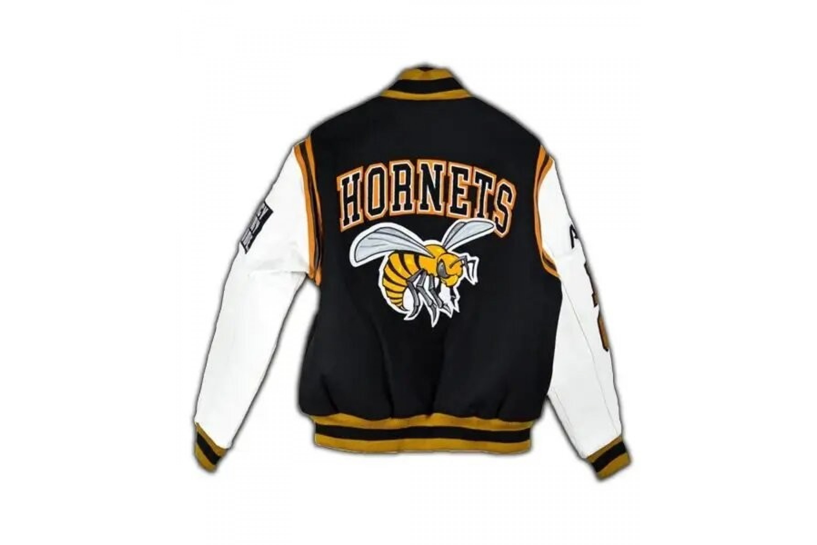 Alabama State University Letterman Black And White Bomber Jacket