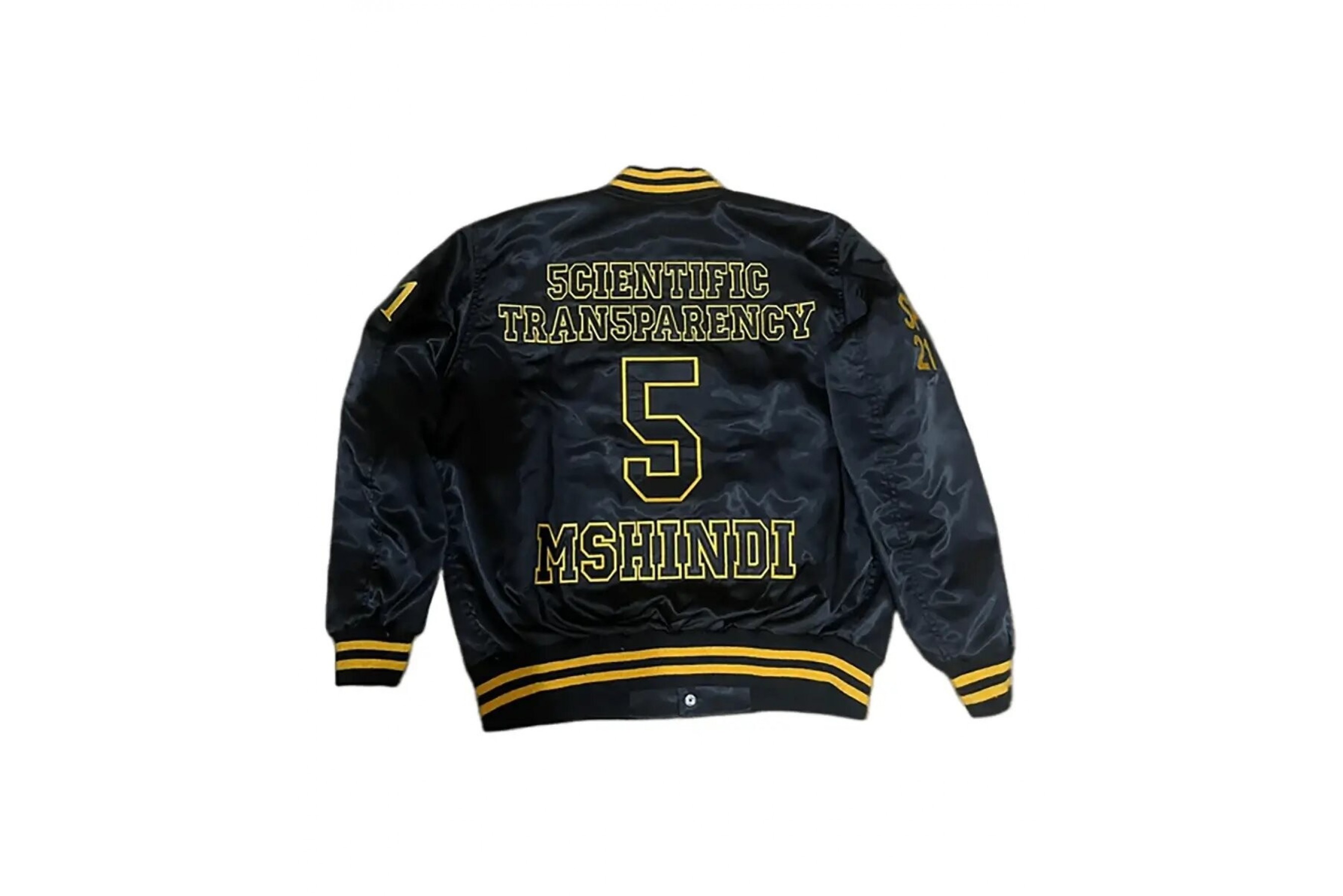 Alpha Phi Alpha Black Bomber Varsity Satin Jacket