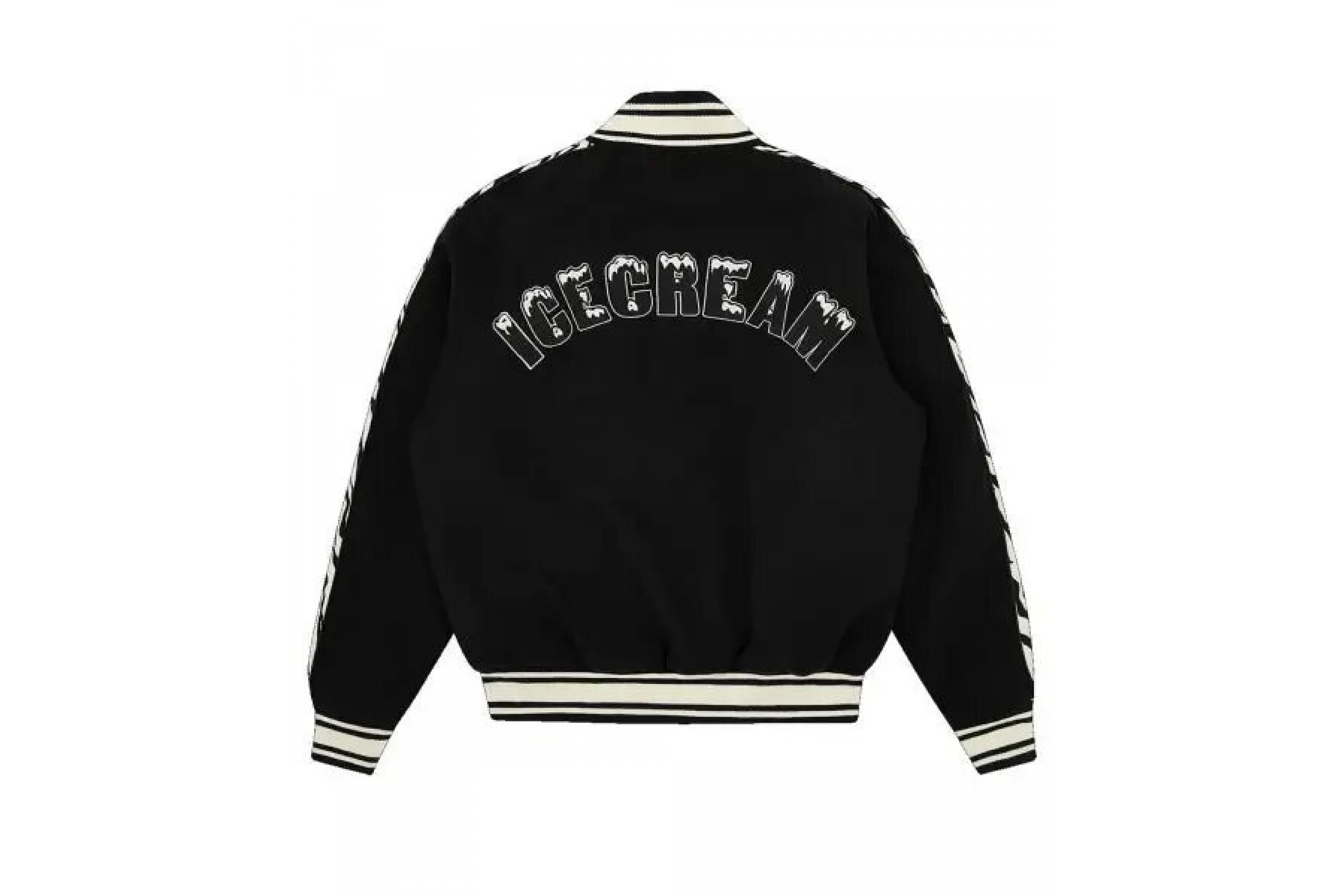 Billionaire Boys Club Ice Cream Zebra Black Wool Jacket