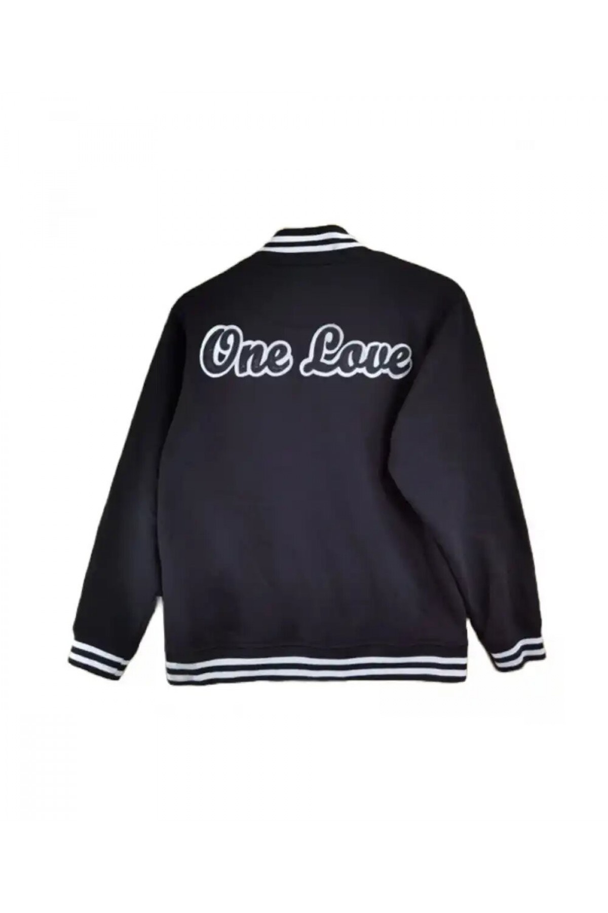 Bob Marley One Love Black Varsity Jacket