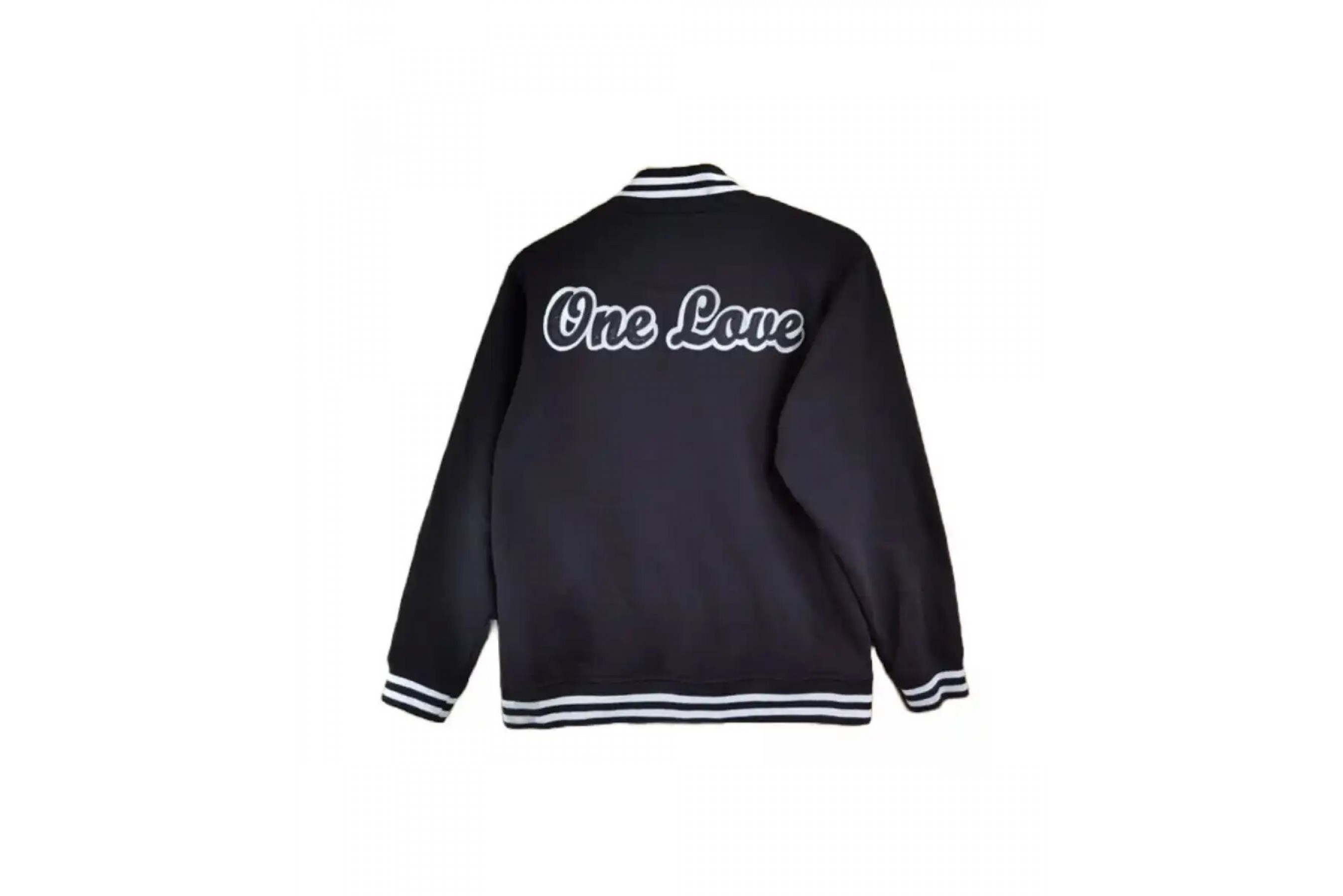 Bob Marley One Love Black Varsity Jacket