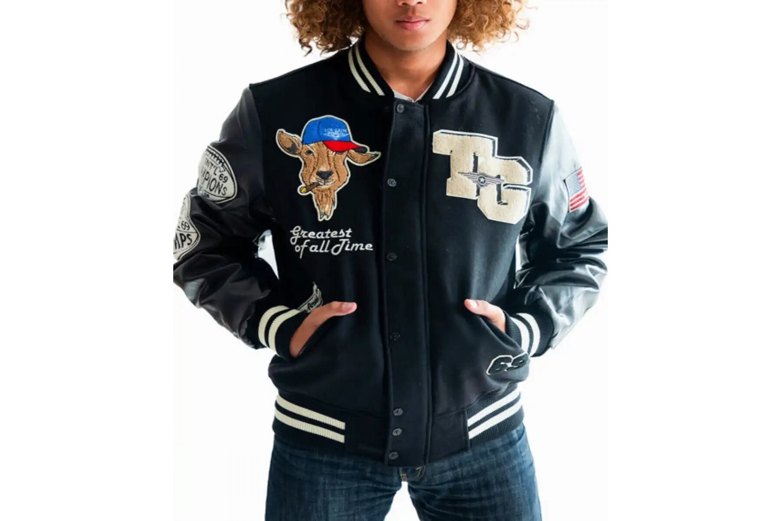 Goat Varsity Bomber Jacket