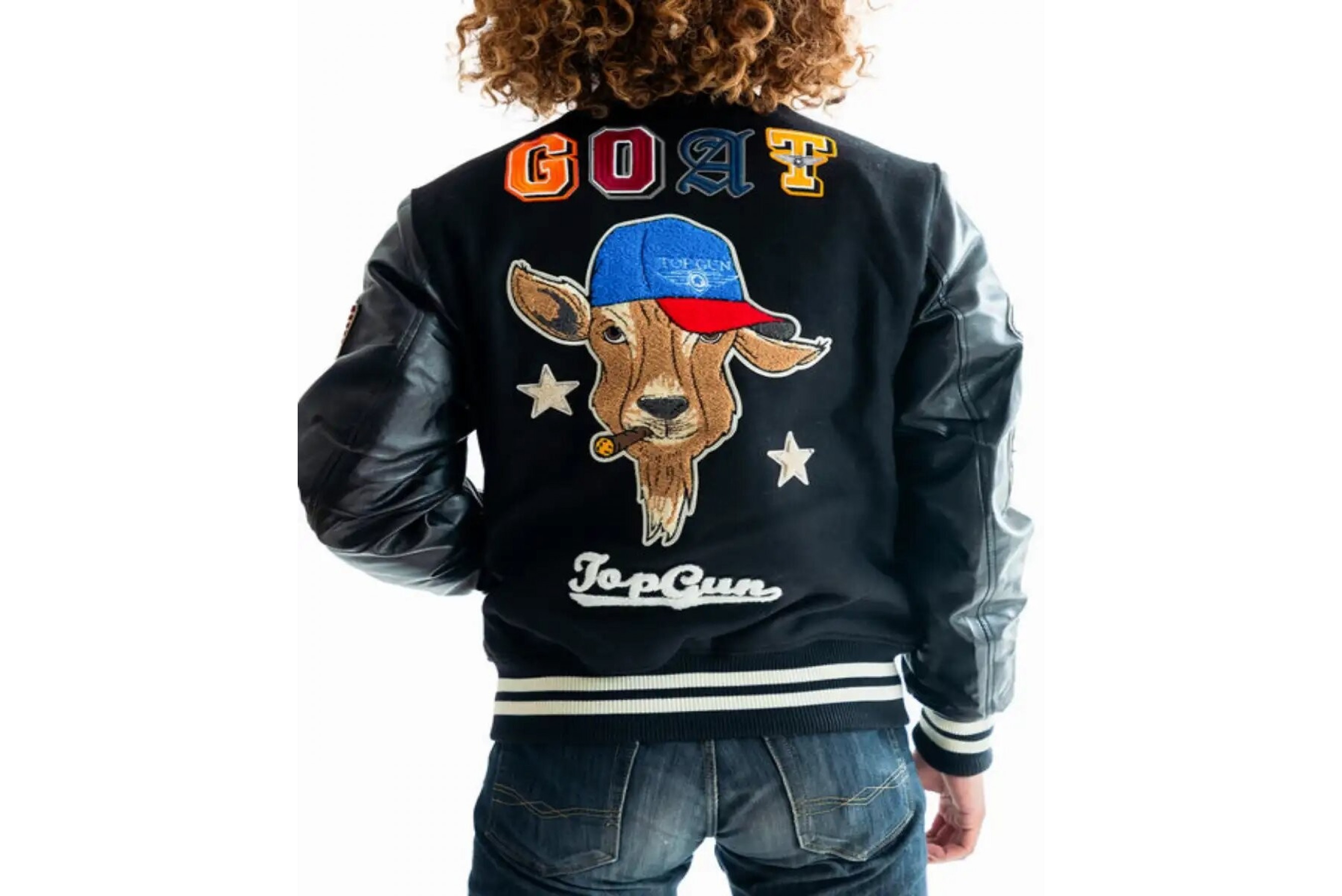 Goat Varsity Bomber Jacket