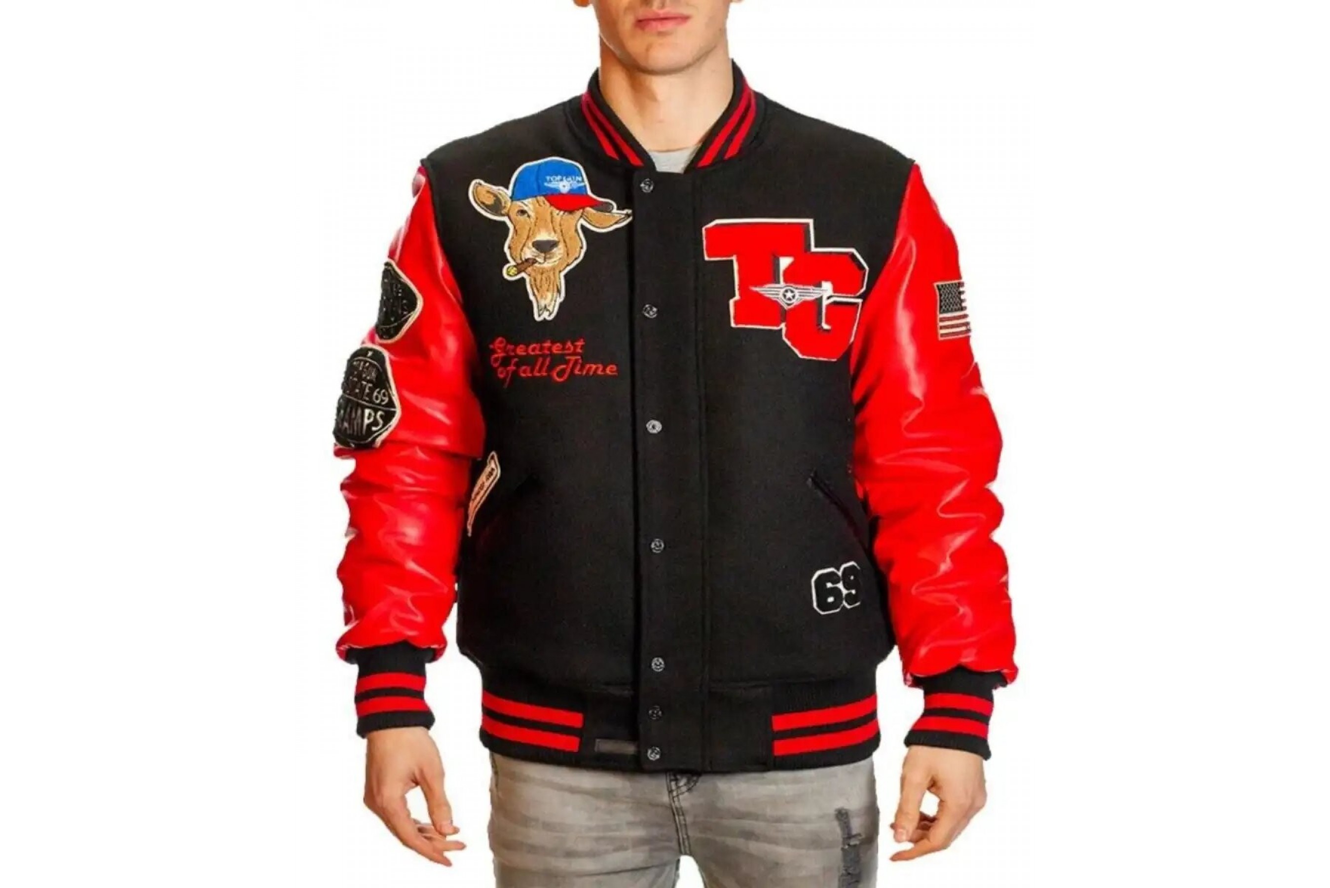 Goat Varsity Bomber Jacket
