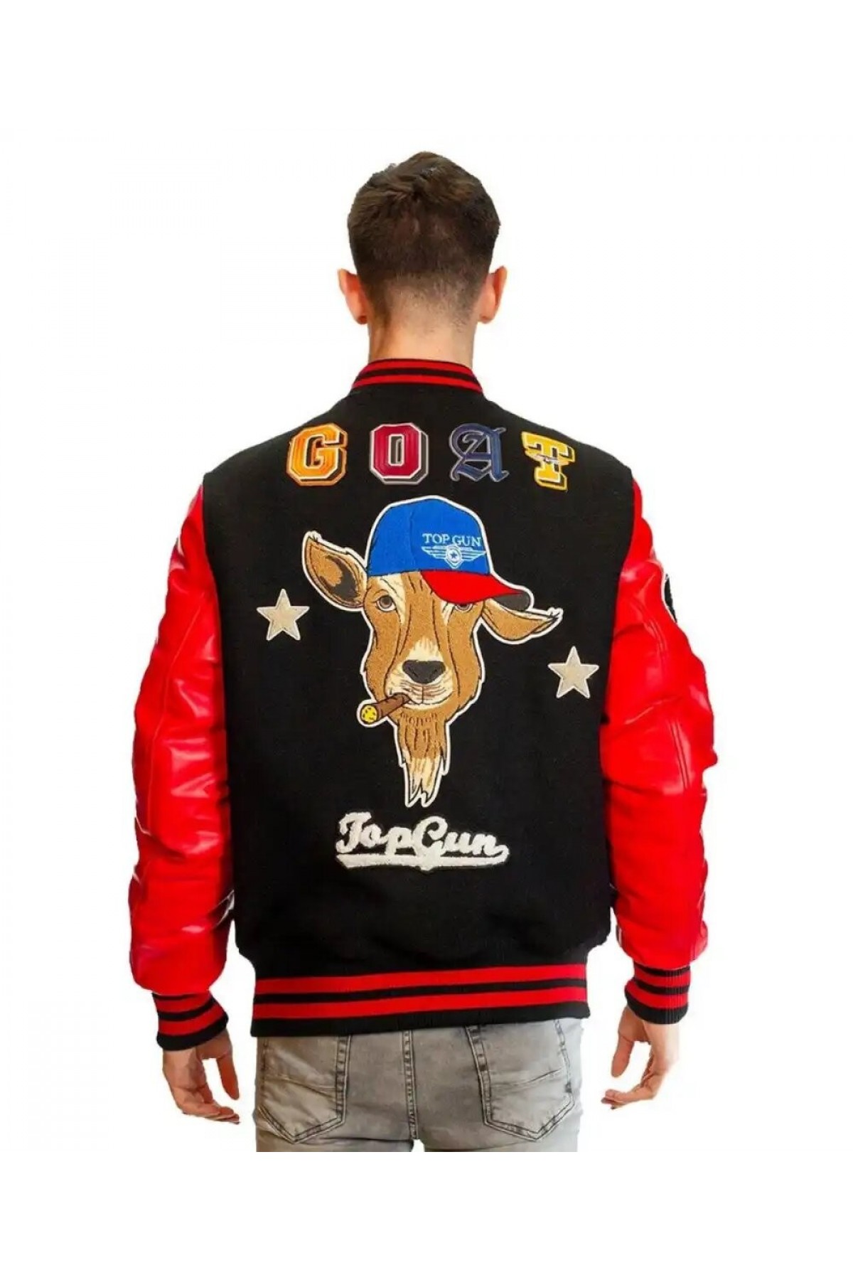Goat Varsity Bomber Jacket