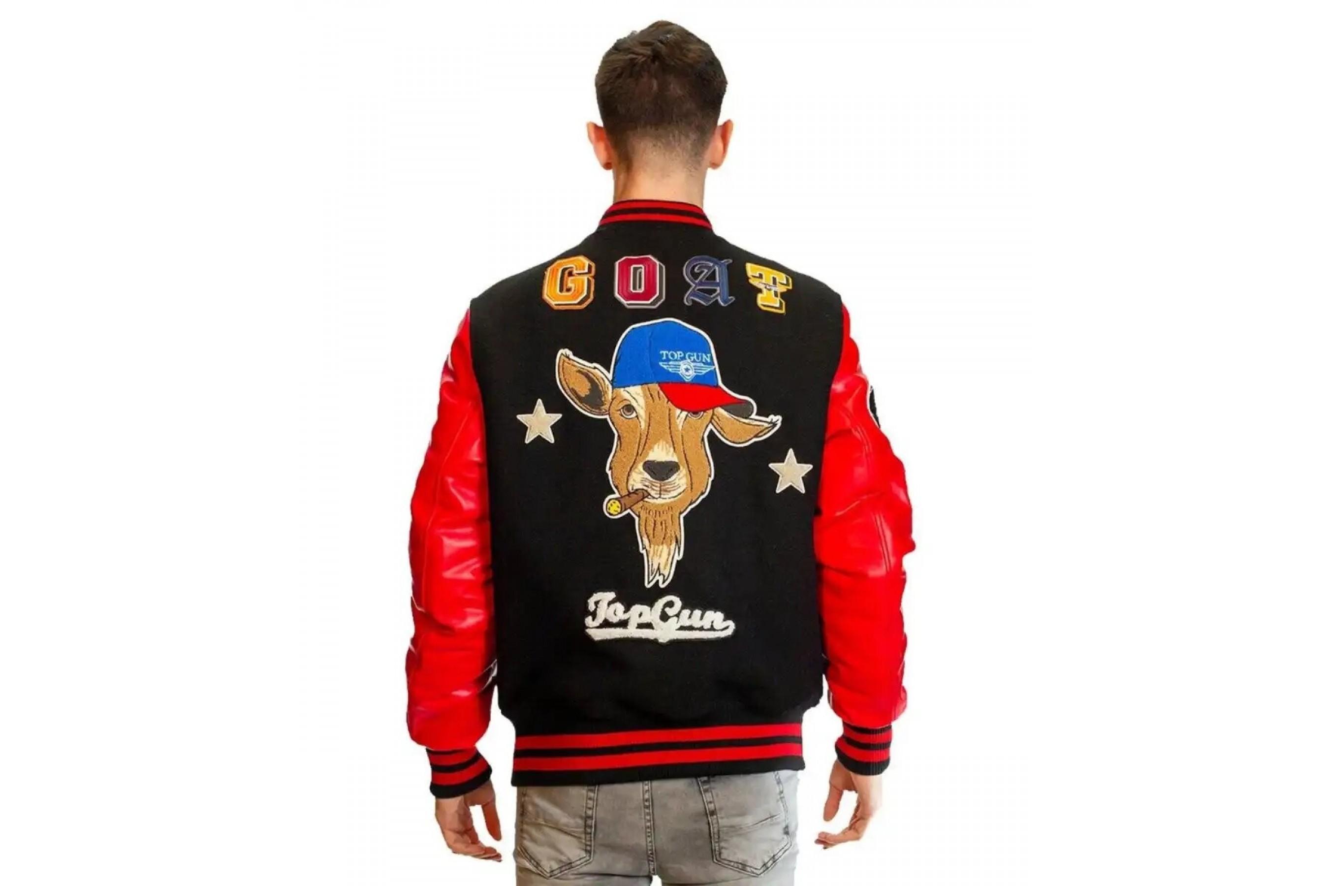 Goat Varsity Bomber Jacket