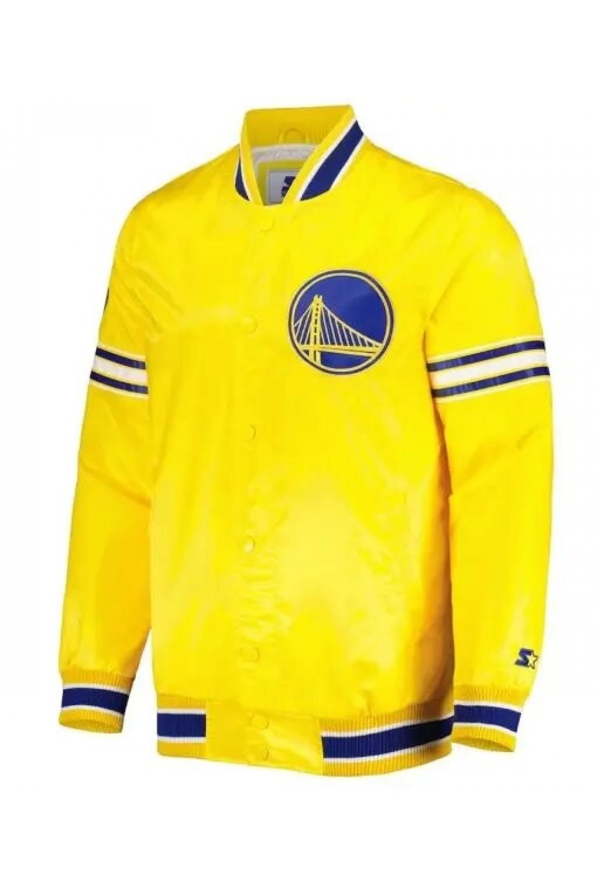 Golden State Warriors Starter Slider Satin Varsity Jacket